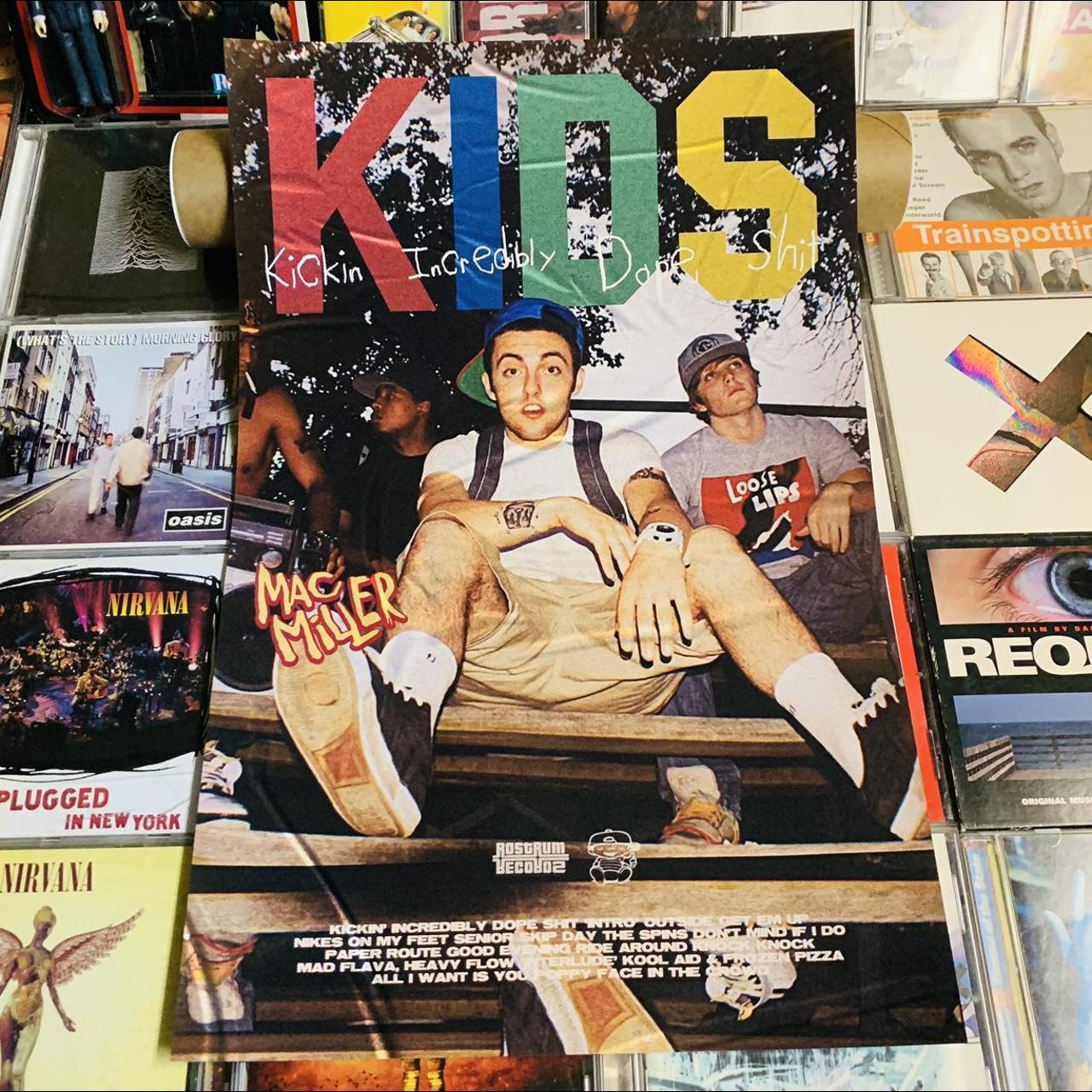 Mac Miller ‘KIDS’ Poster 11x17 inches Will be... - Depop