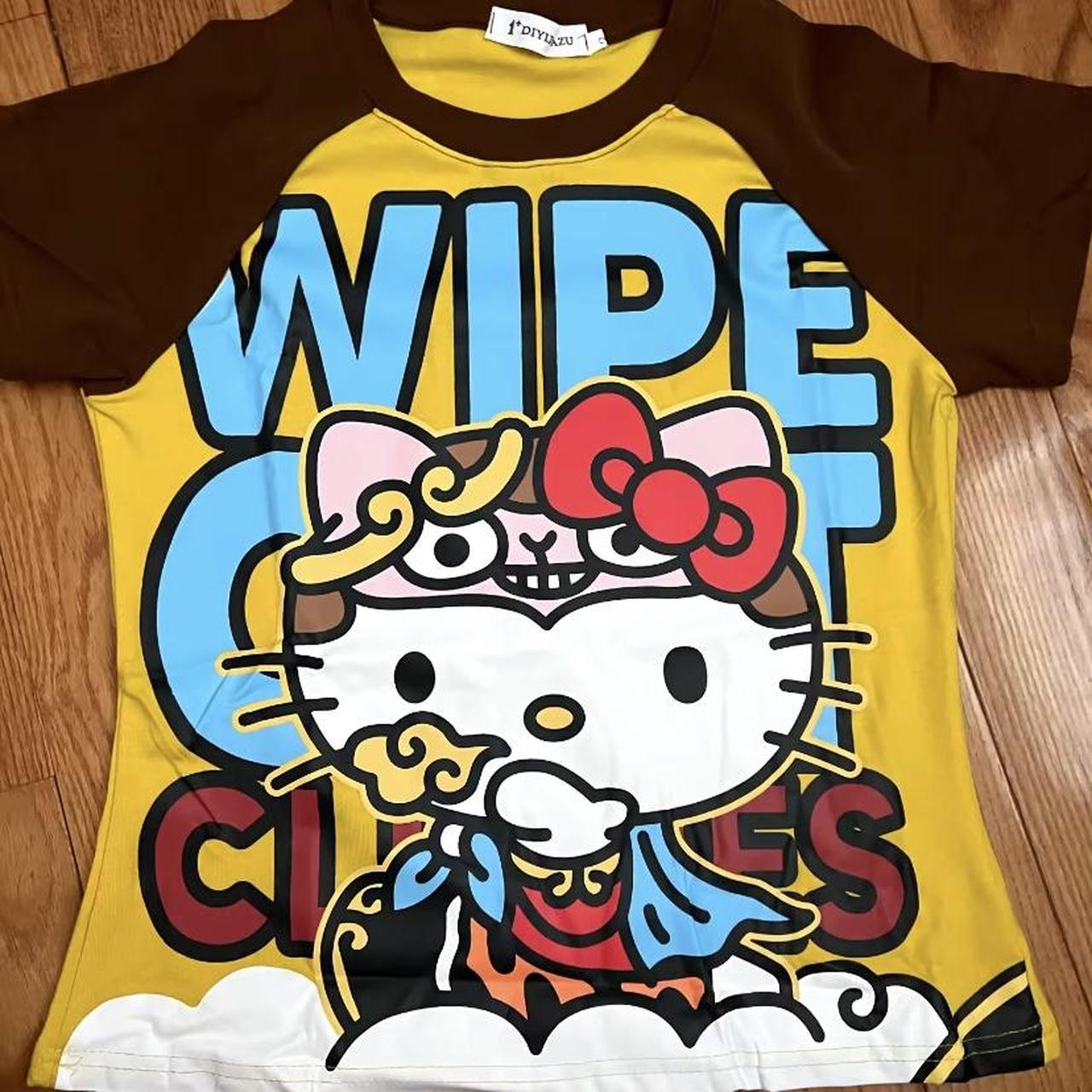 Sanrio Hello Kitty Wipe Out shirt #kawaii #Sanrio... | Depop