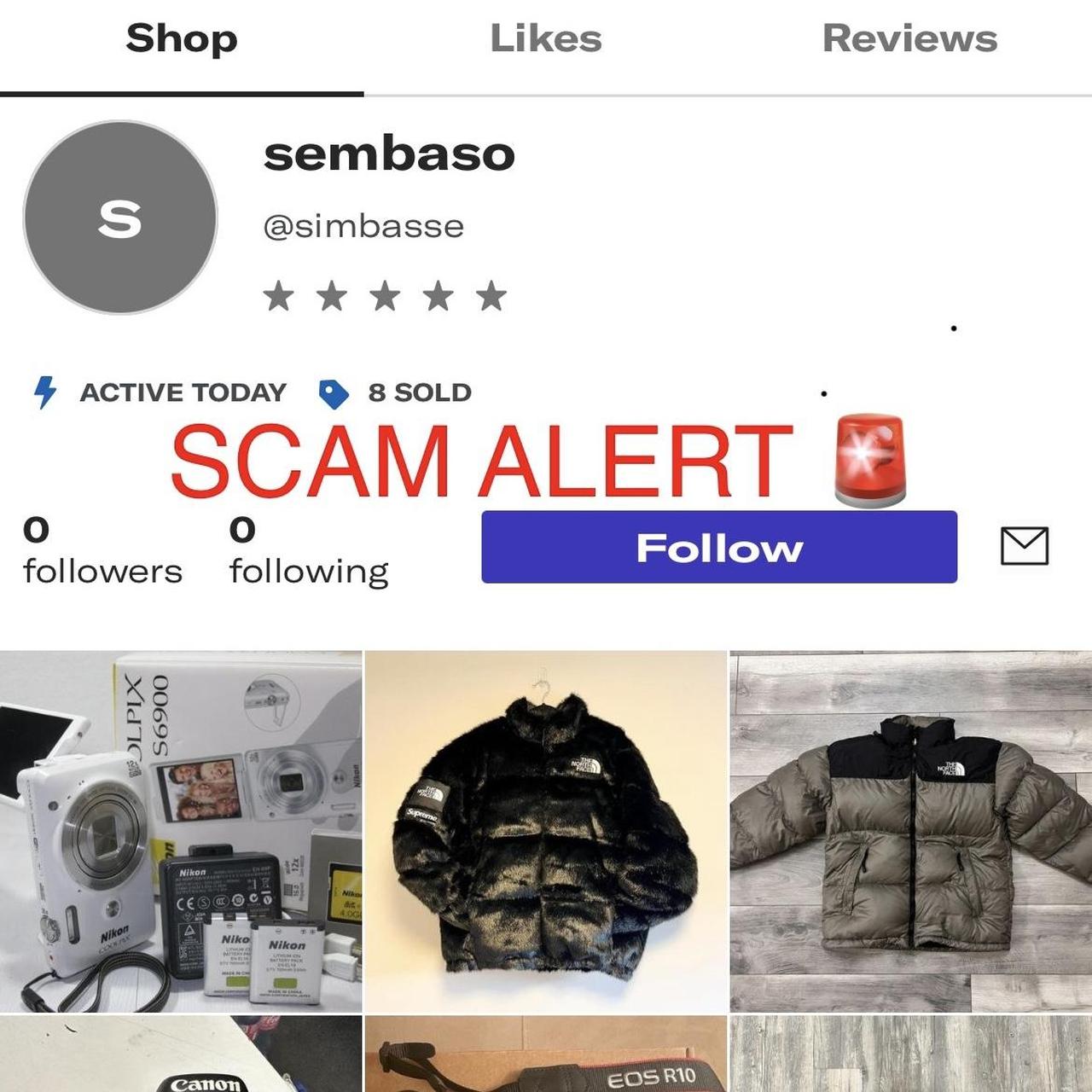 SCAM ALERT! @simbasse AND @atuplemussa watch out for... | Depop