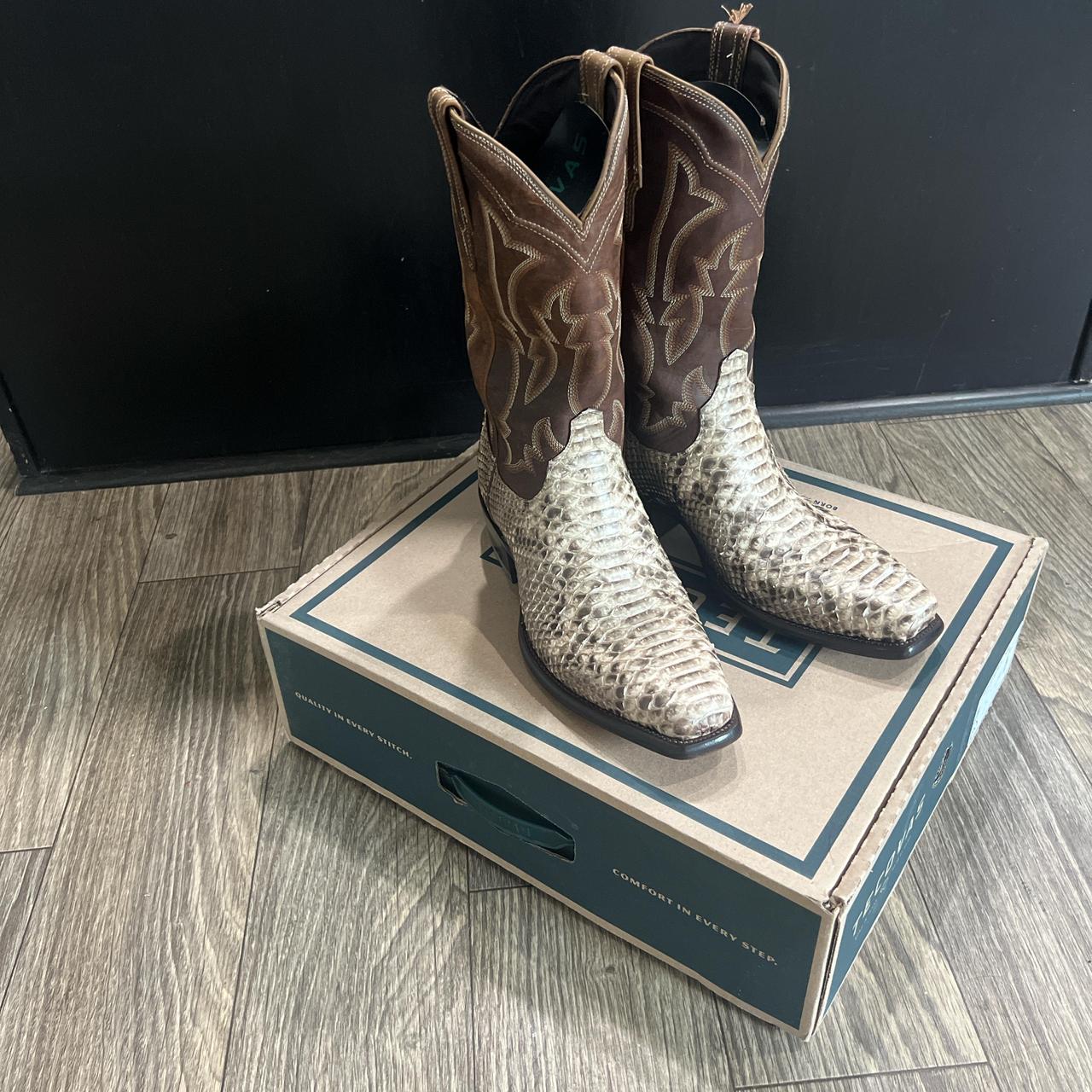 Tecovas The Barton Boots New #Tecovas #Boots #SnakeSkin - Depop