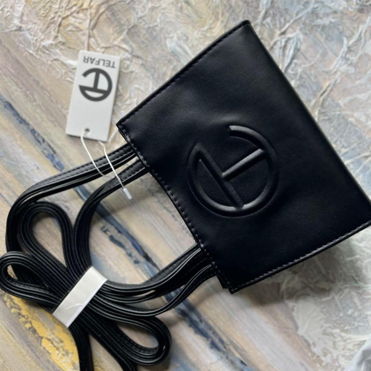Black Mini Telfar purse - Depop