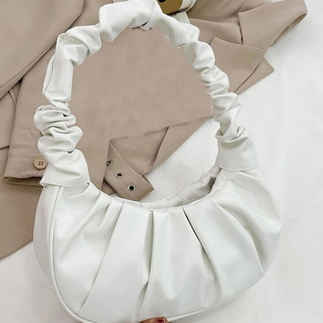 The iconic minimalist ruched bag 🤍 - In excellent... - Depop