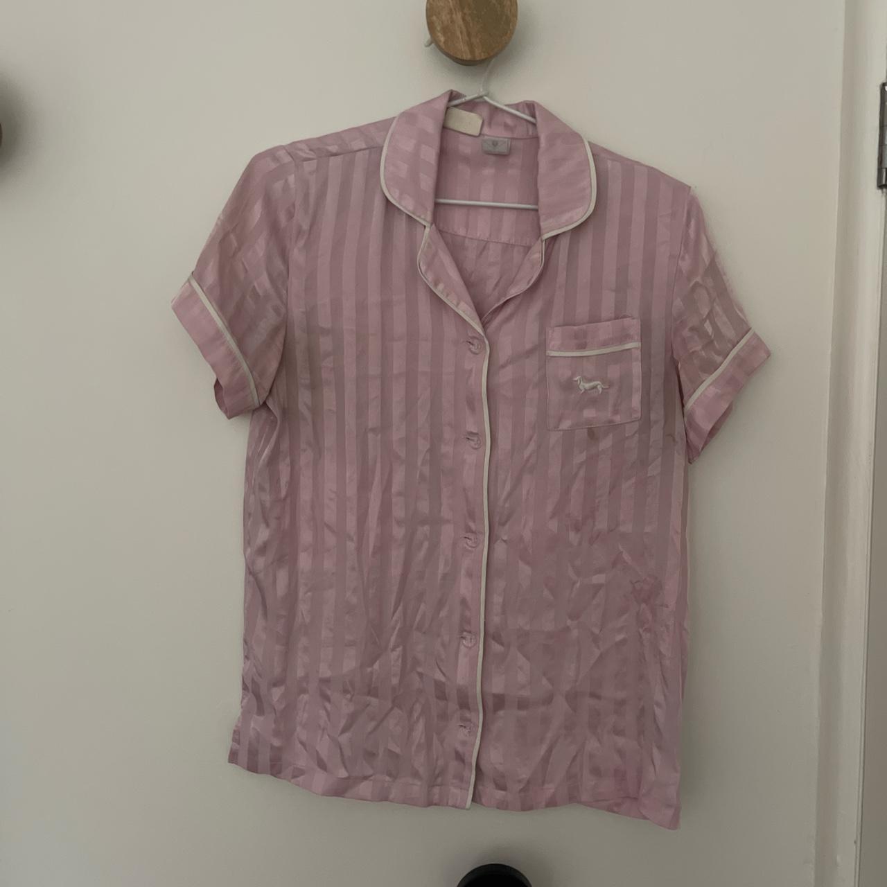 Peter alexander Silk Pink Pj top - Depop