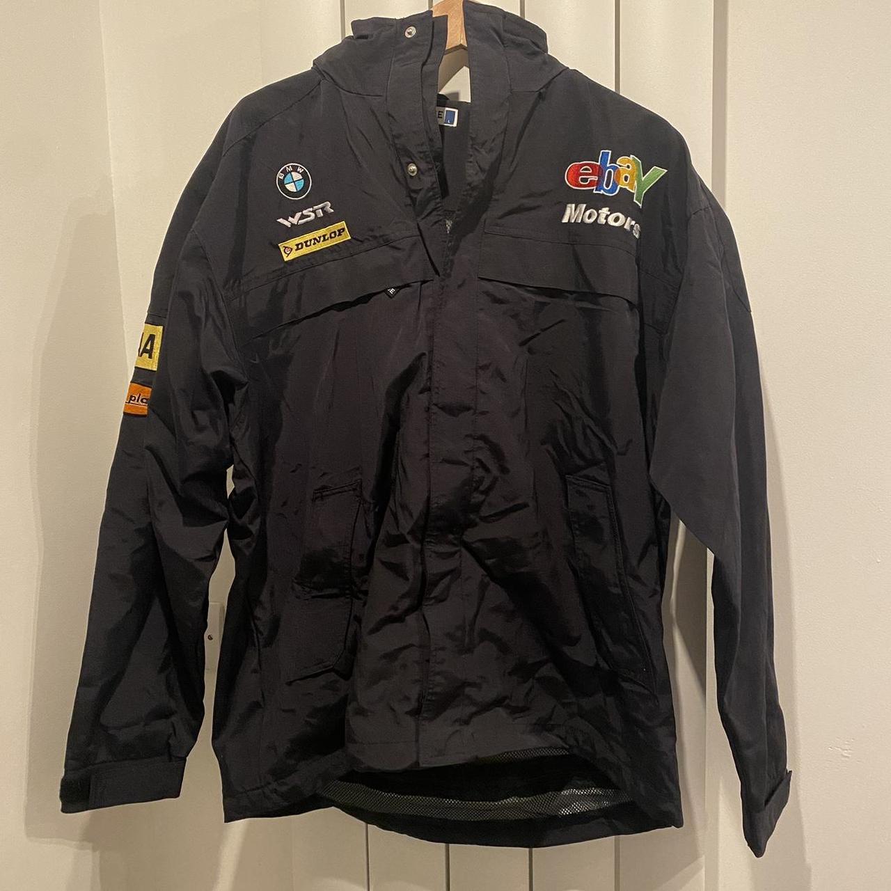 Sponsored racing raincoat jacket SIZE: LARGE... - Depop