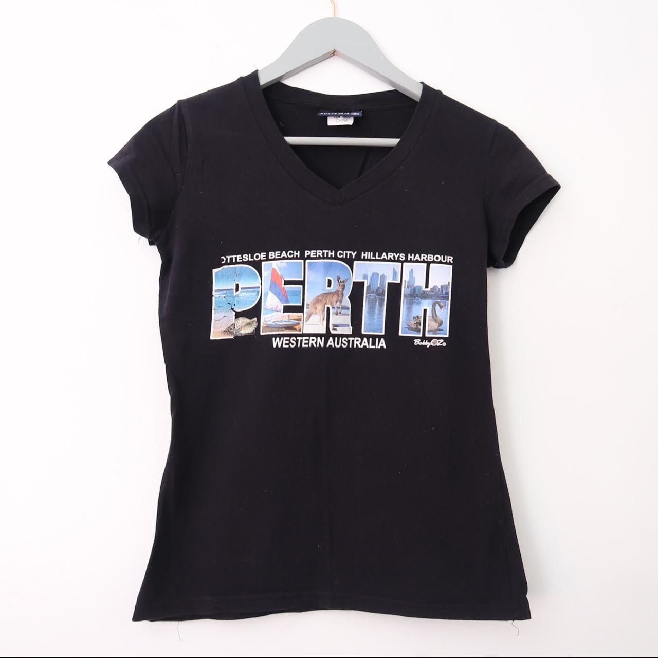 Y2k perth australia tourist souvenir baby tee. Size... - Depop