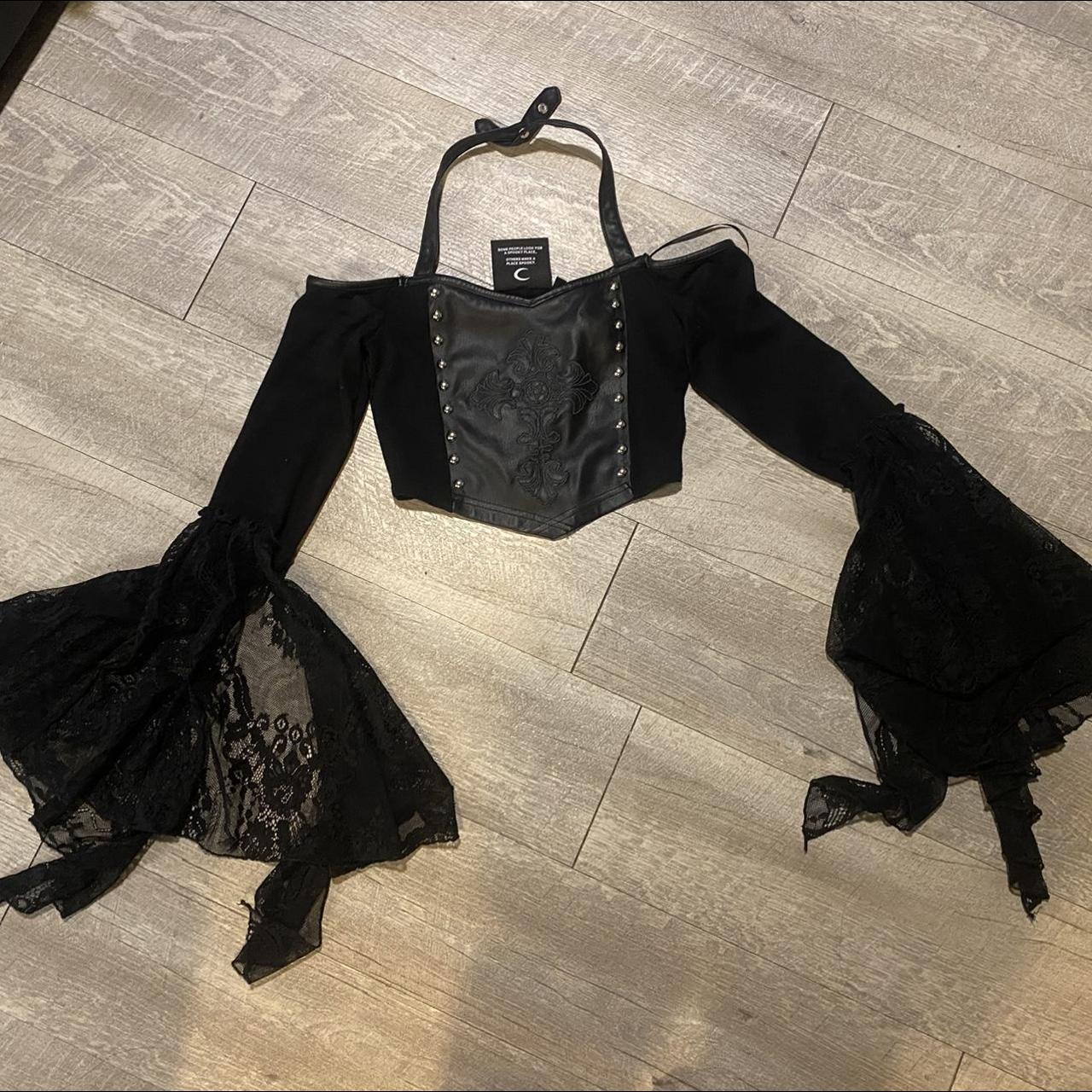 Killstar bell sleeve top. comes from a home with... - Depop