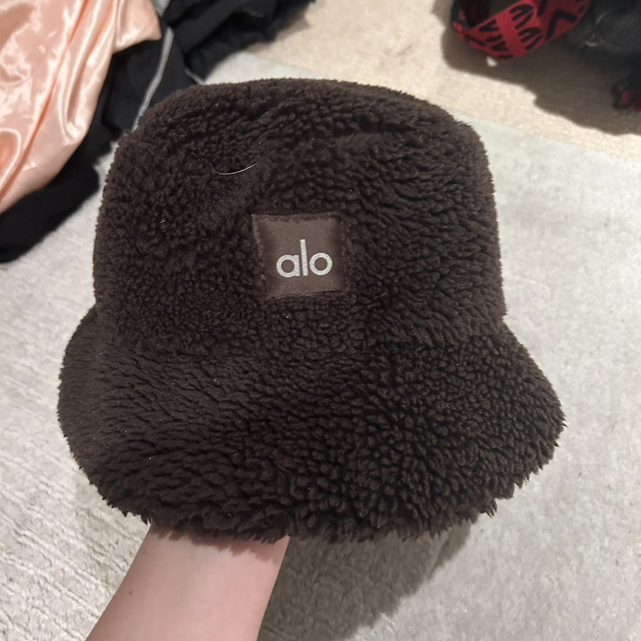 ALO fluffy bucket hat brown - Depop