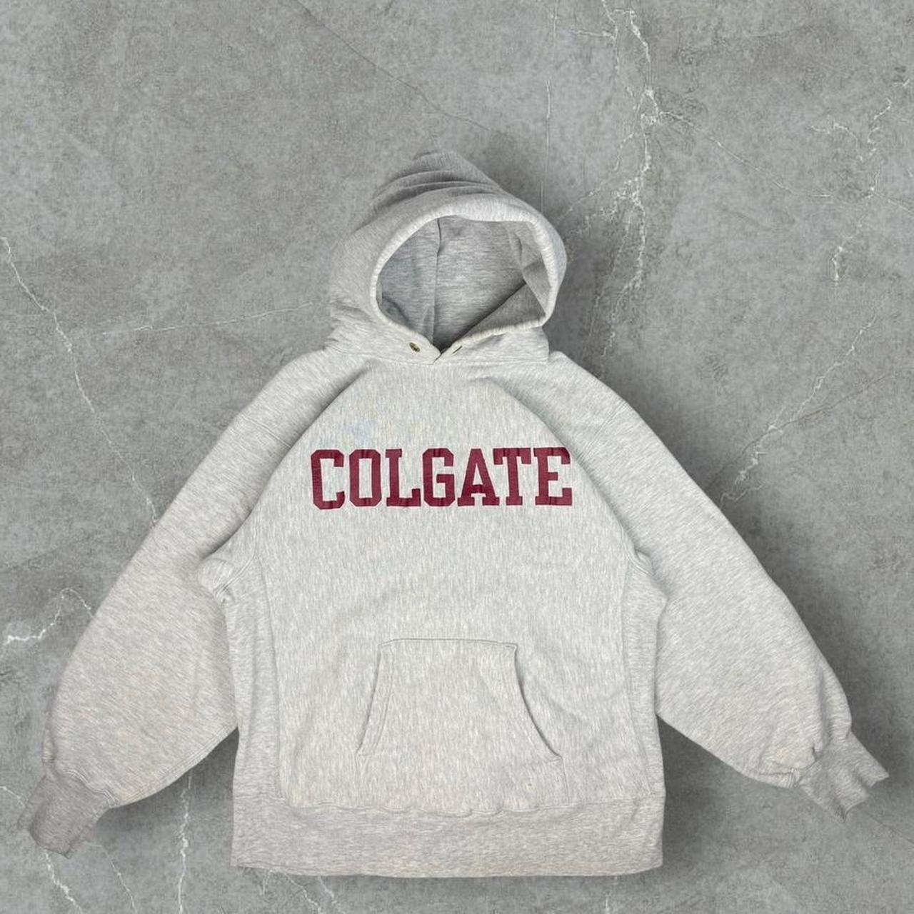 Vintage Colgate University Reverse Weave Warmup... - Depop