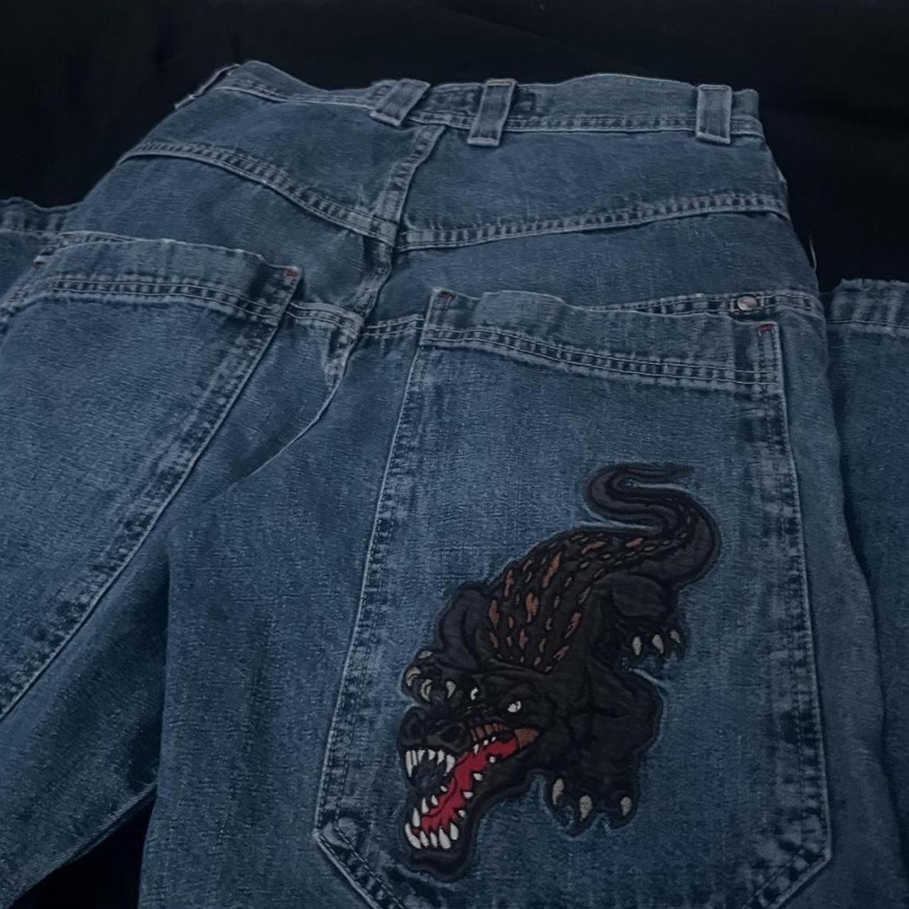‼️EXTREMELY RARE‼️ JNCO jeans jnco crocodile print... - Depop