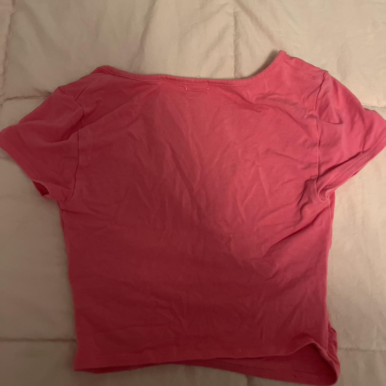 💋- GARAGE Pink Crop-Top 💋- Size: XS 💋- Orginally... - Depop