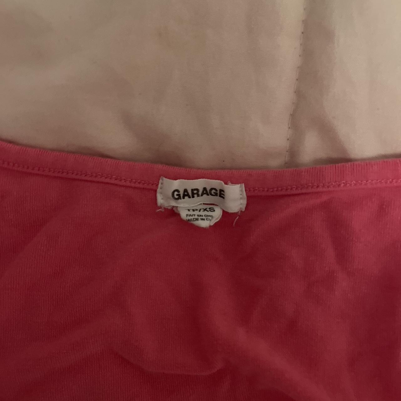 💋- GARAGE Pink Crop-Top 💋- Size: XS 💋- Orginally... - Depop