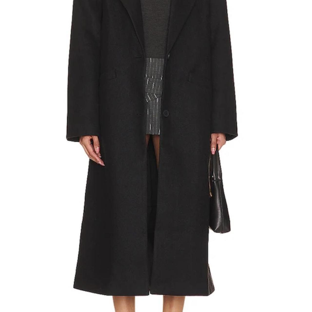 LIONESS OLSEN COAT ONYX Size: M Luxury and... - Depop