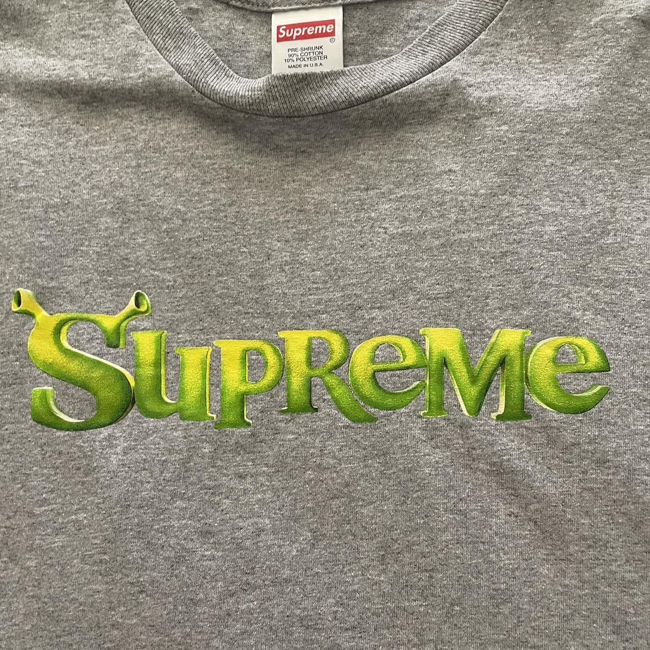 Supreme X Shrek T shirt 0 flaws Purchased from... - Depop