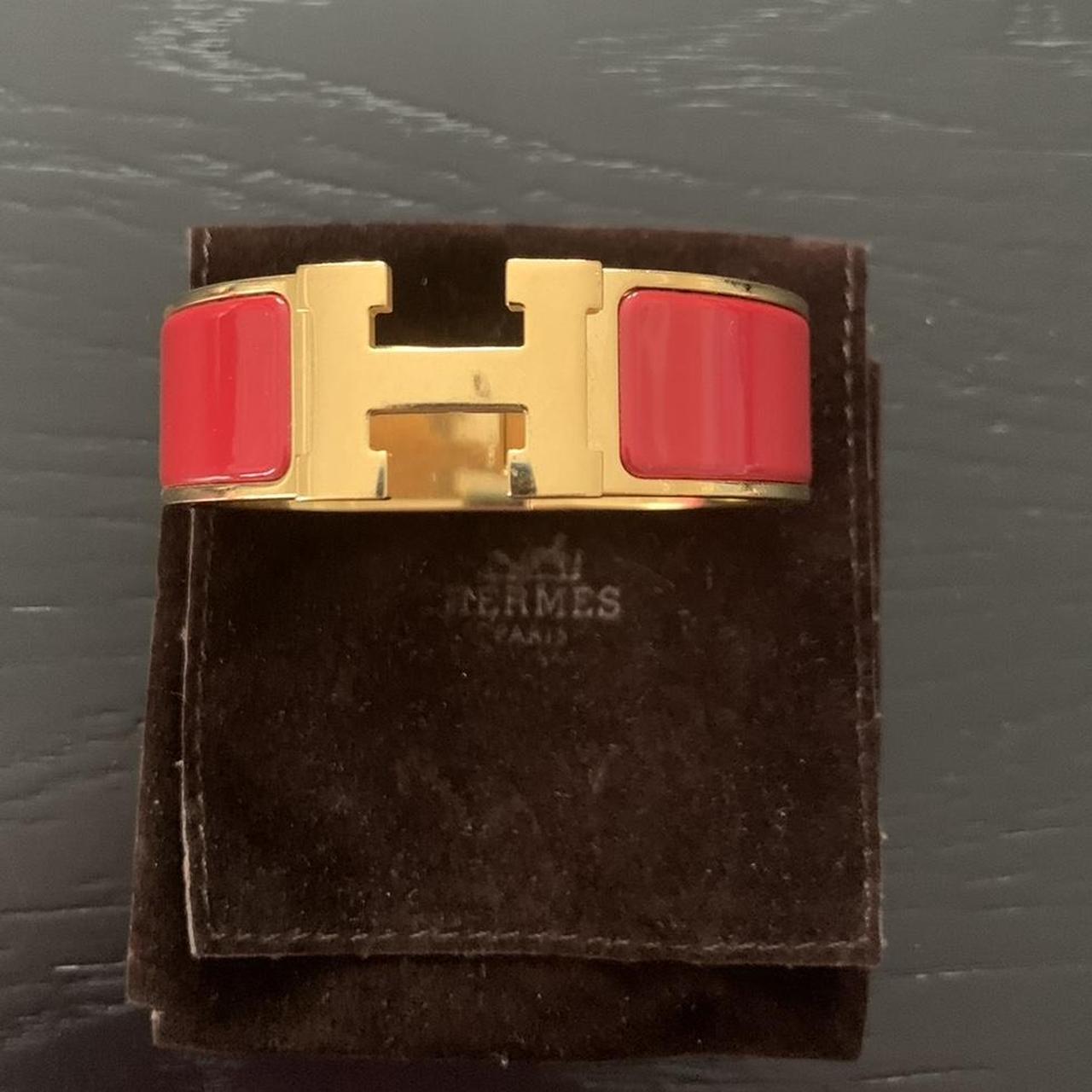 Hermes bracelet - Red and Gold Visible scratches... - Depop