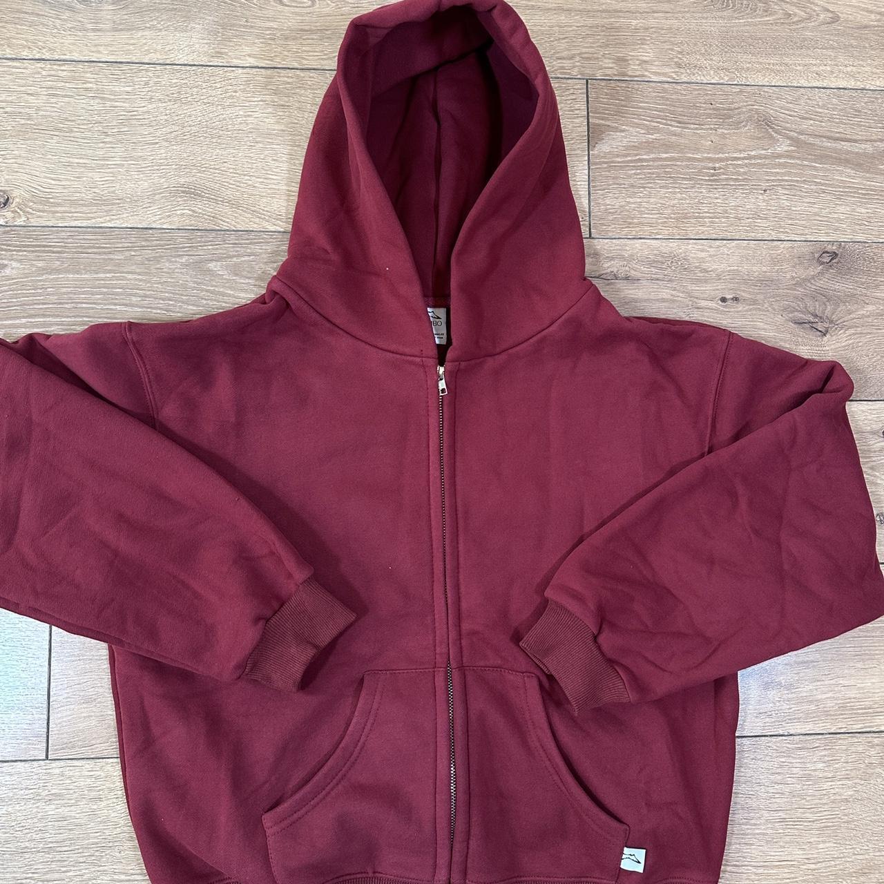 Akimbo club zip up hoodie Cropped fit medium... | Depop