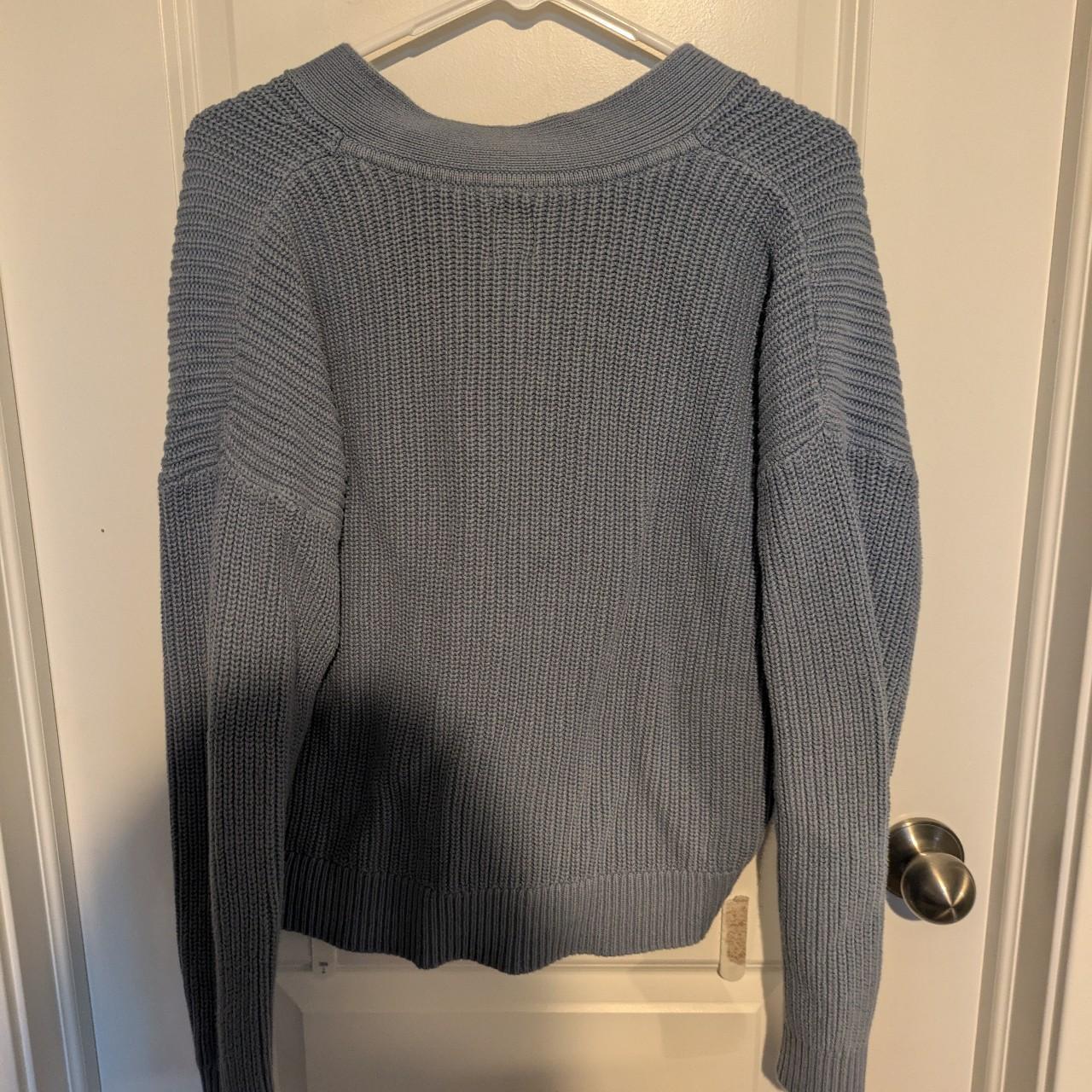 Light blue GAP cardigan sweater - Depop