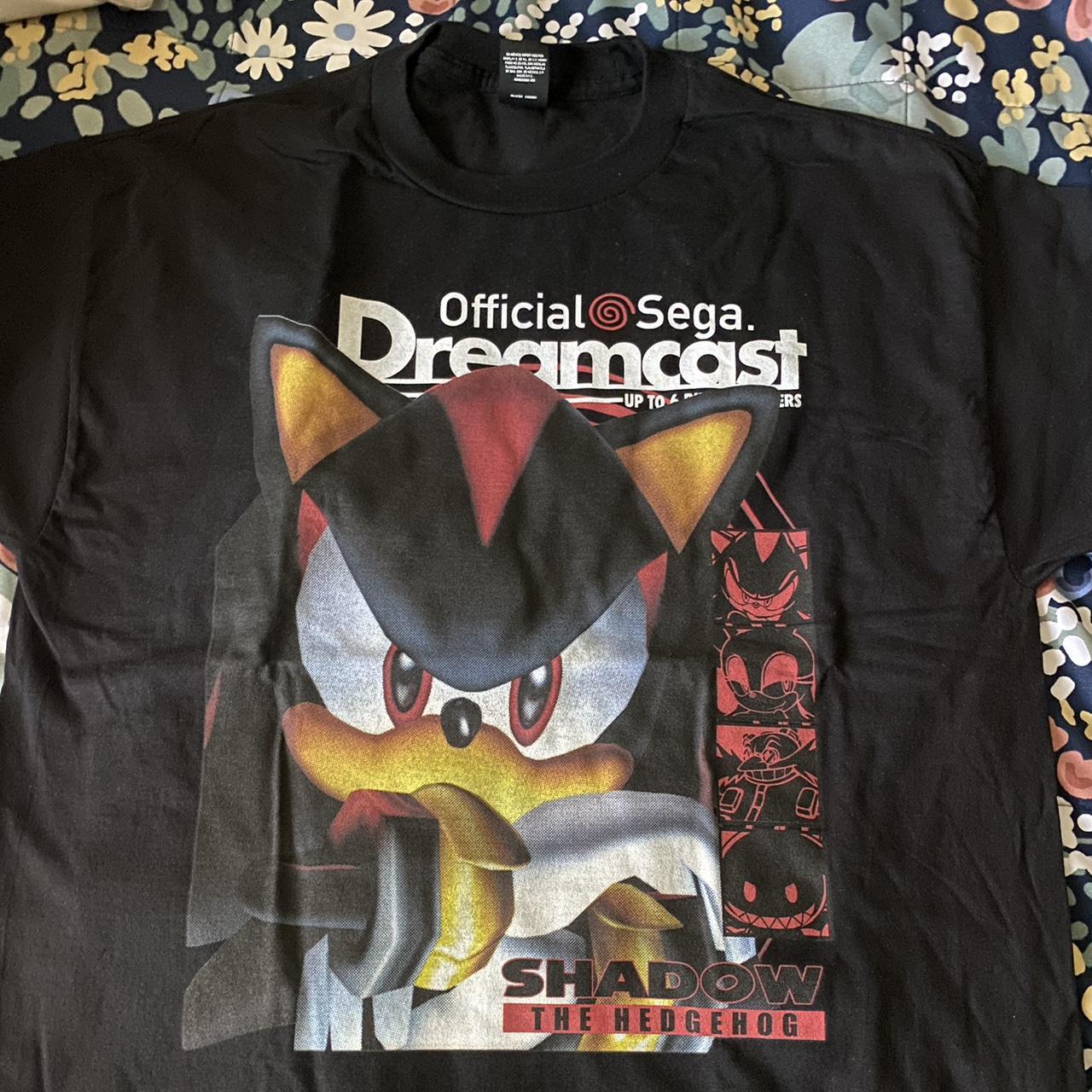 Shadow the hedgehog graphic tee L: 22”/30” - Depop