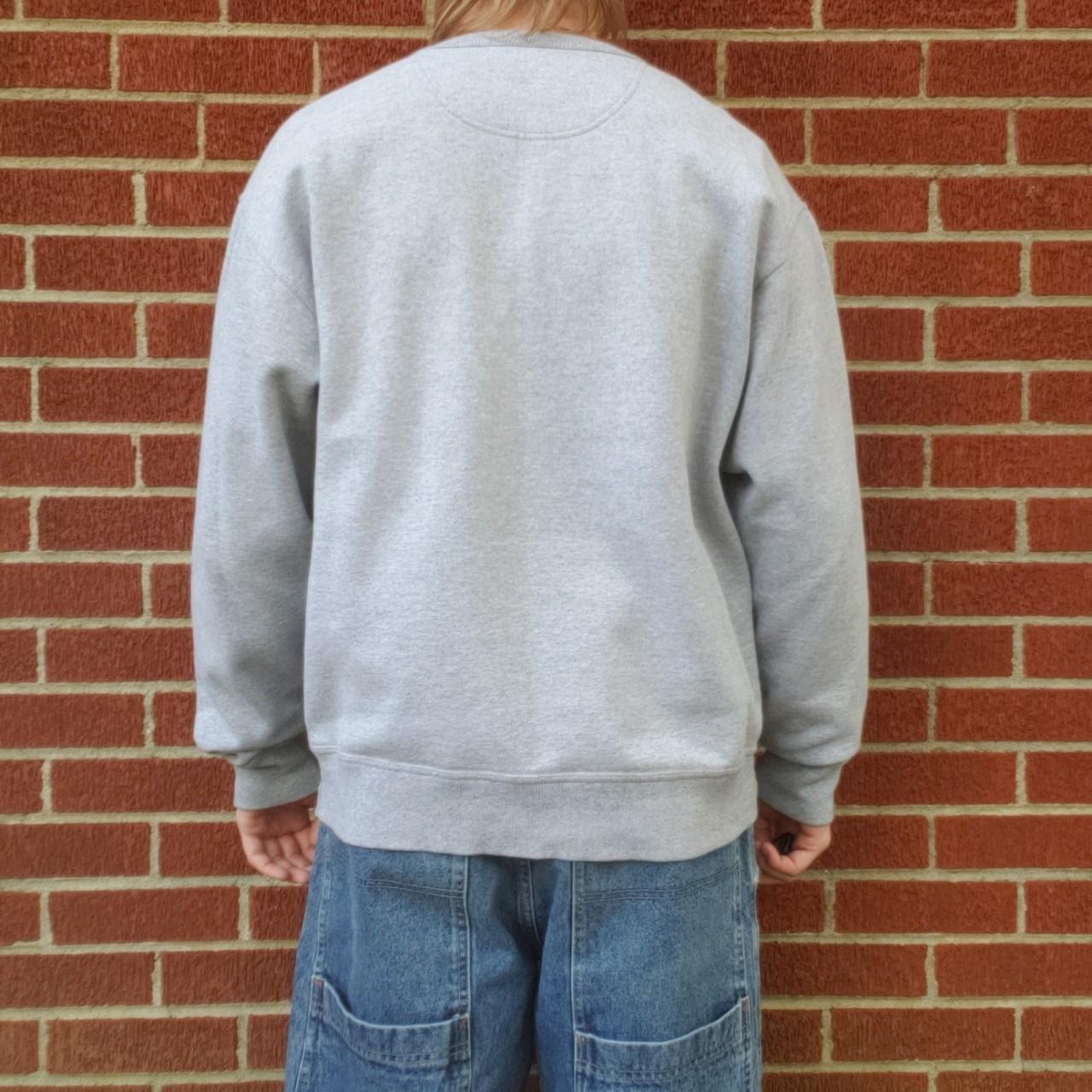 Light gray Champion crewneck sweatshirt Lightly... - Depop