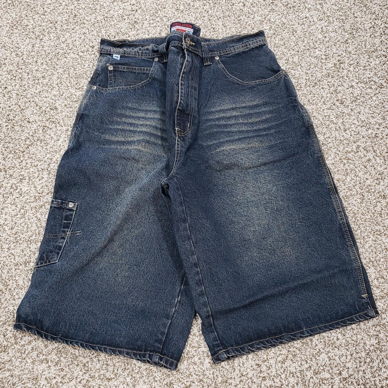 Y2K tech grunge punk hobo skater deep dark wash... - Depop