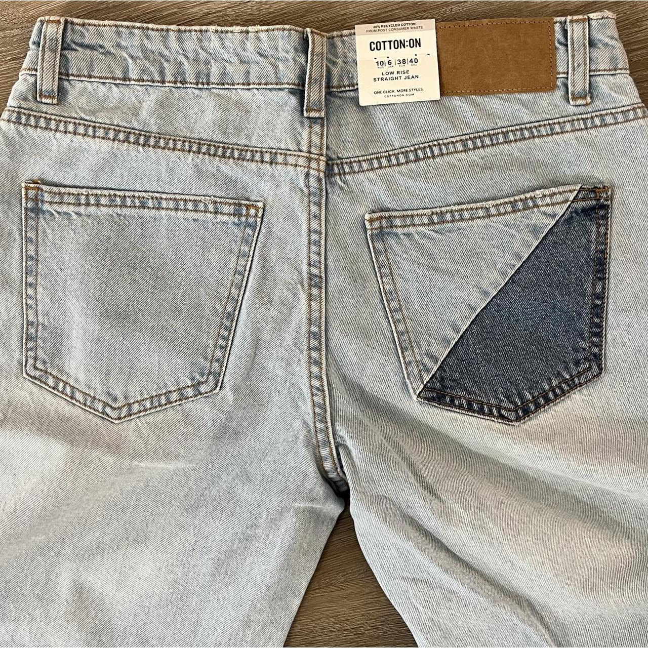 SIZE 4 Cotton On 2 tone denim I have both 4 & 6,... - Depop