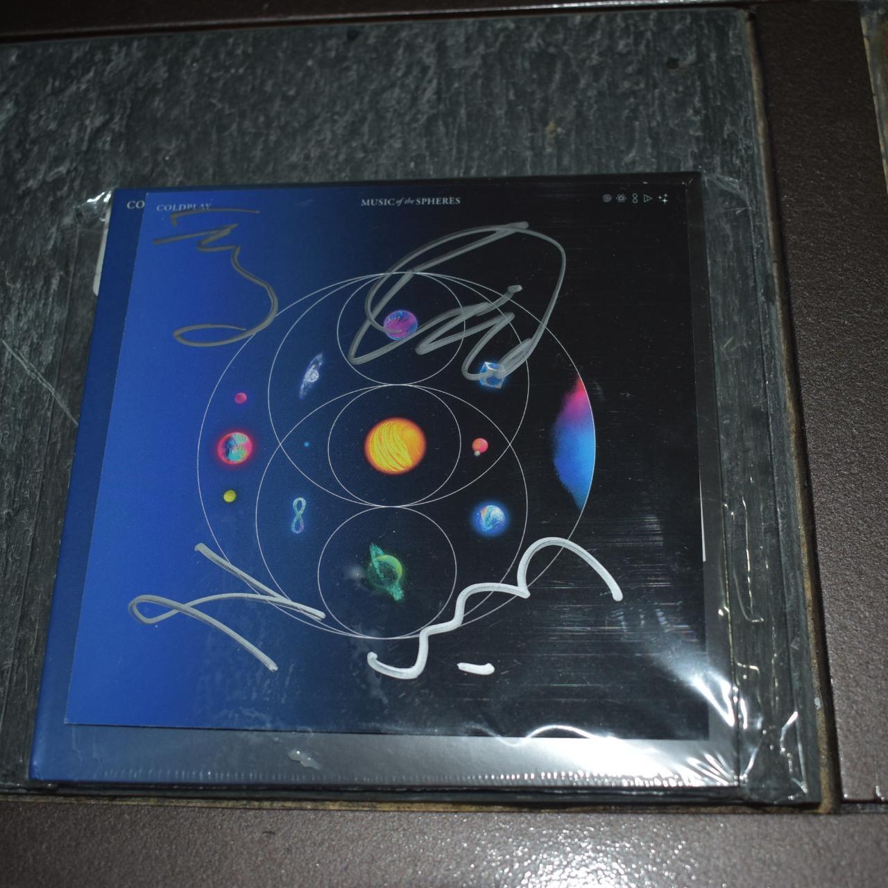 Coldplay CD Music of the Spheres plus signed insert... - Depop