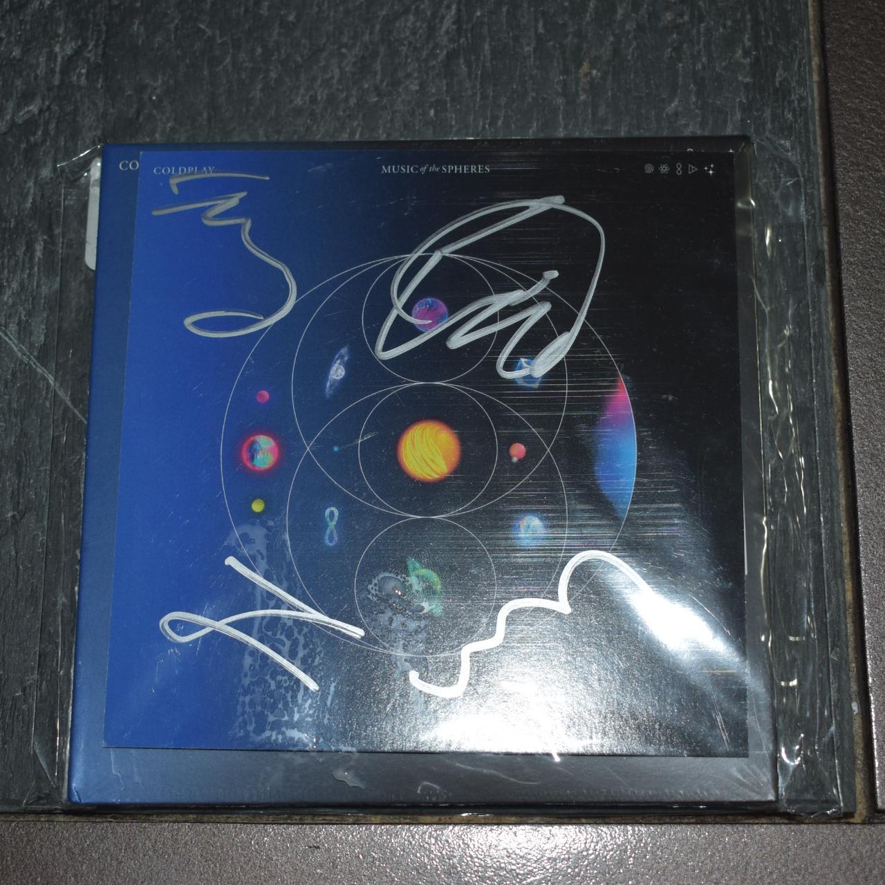 Coldplay CD Music of the Spheres plus signed insert... - Depop
