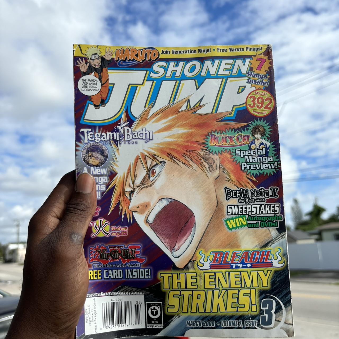 Bleach Shonen Jump magazine featuring Tegami Bachi... - Depop