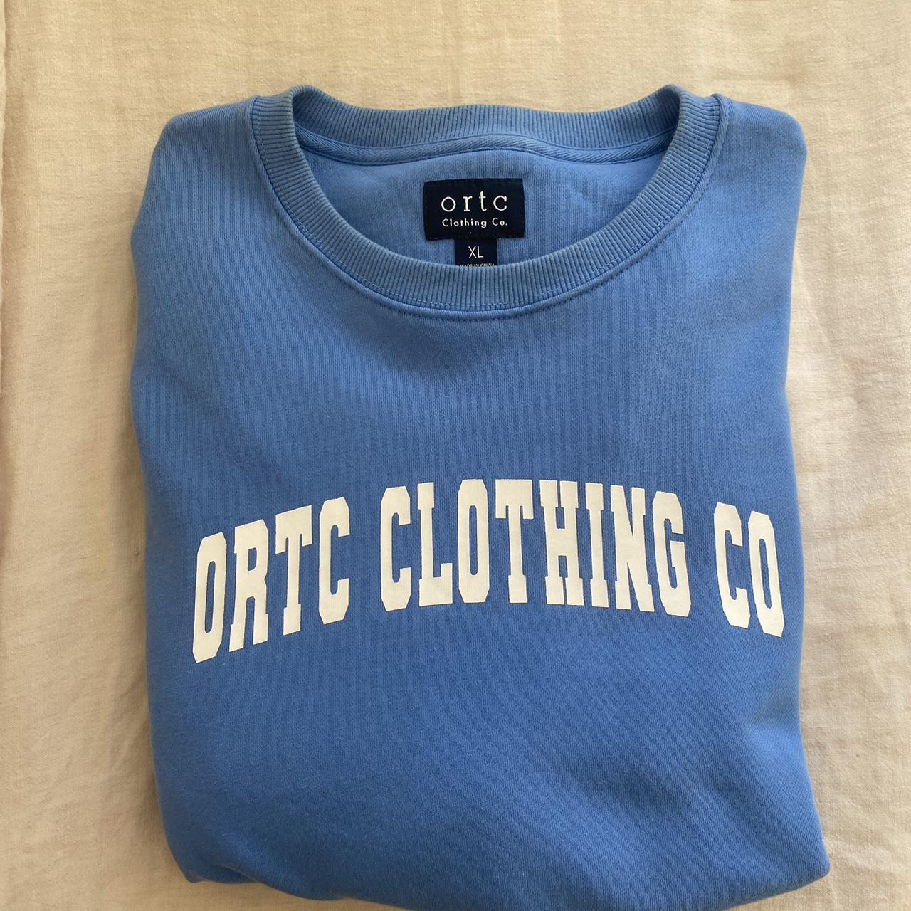XL ORTC blue crewneck jumper RRP: $90 - Depop