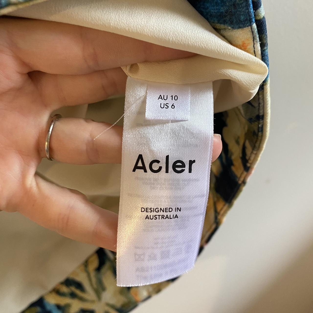 Acler Lovell Floral Print Mini Dress Size 10. Worn... - Depop