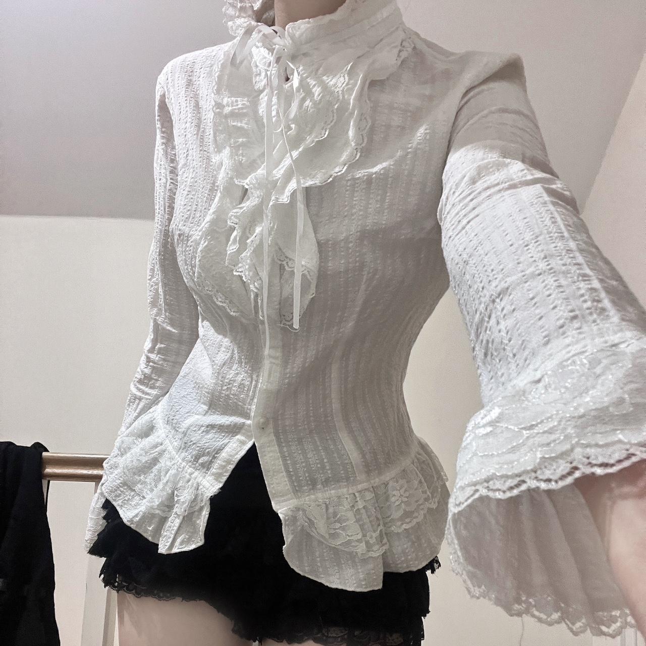 ꀾ'꒱°˖ fatal frame style shirt ♡ Condition:... - Depop