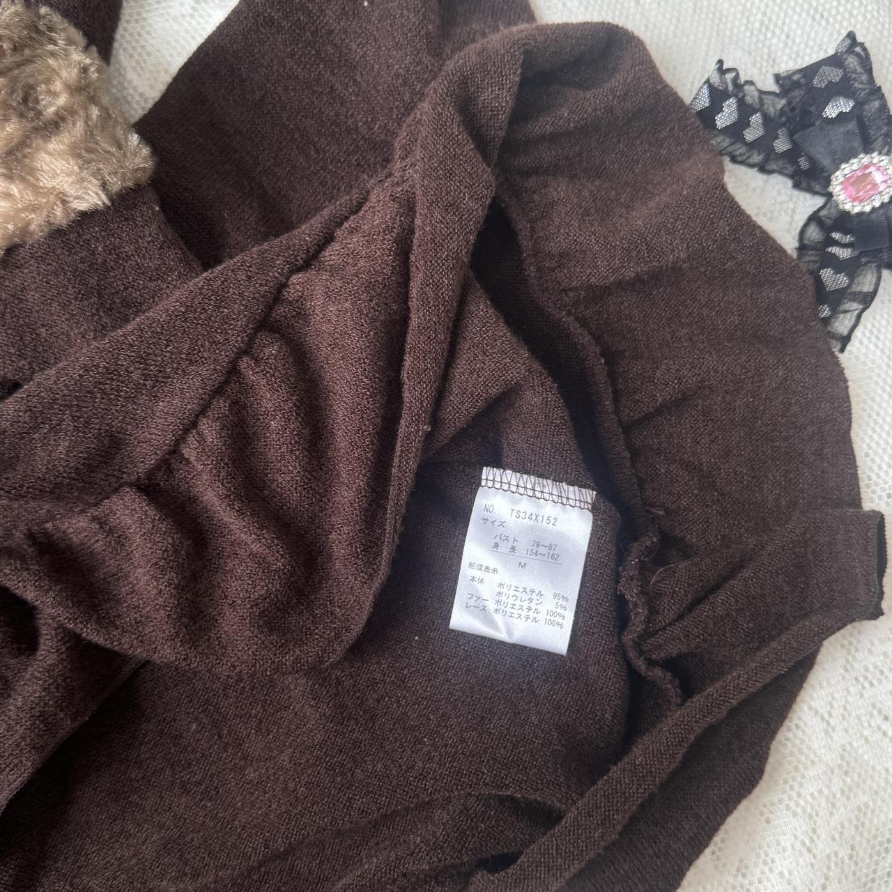 ₍ᐢ..ᐢ₎ Hachi style axes femme fur knit... - Depop