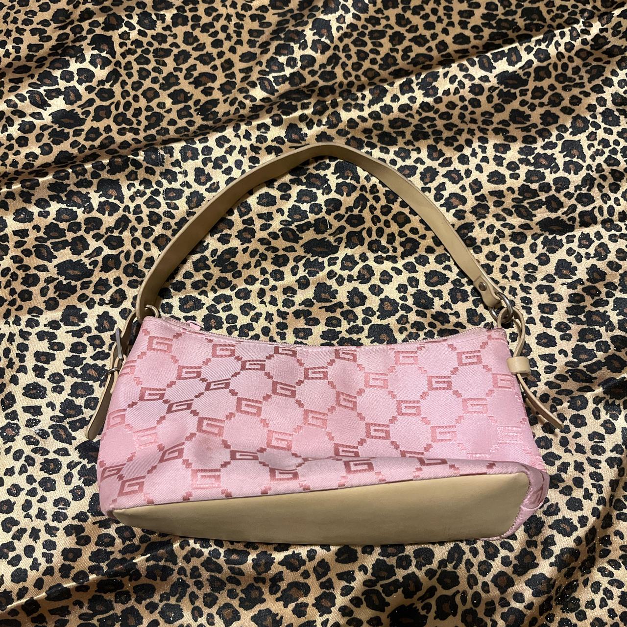 baby pink g purse Small cute y2k baby pink purse... - Depop