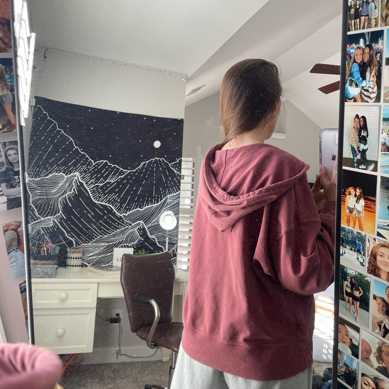 Target maroon/pinkish joylab jacket in size L. worn... - Depop