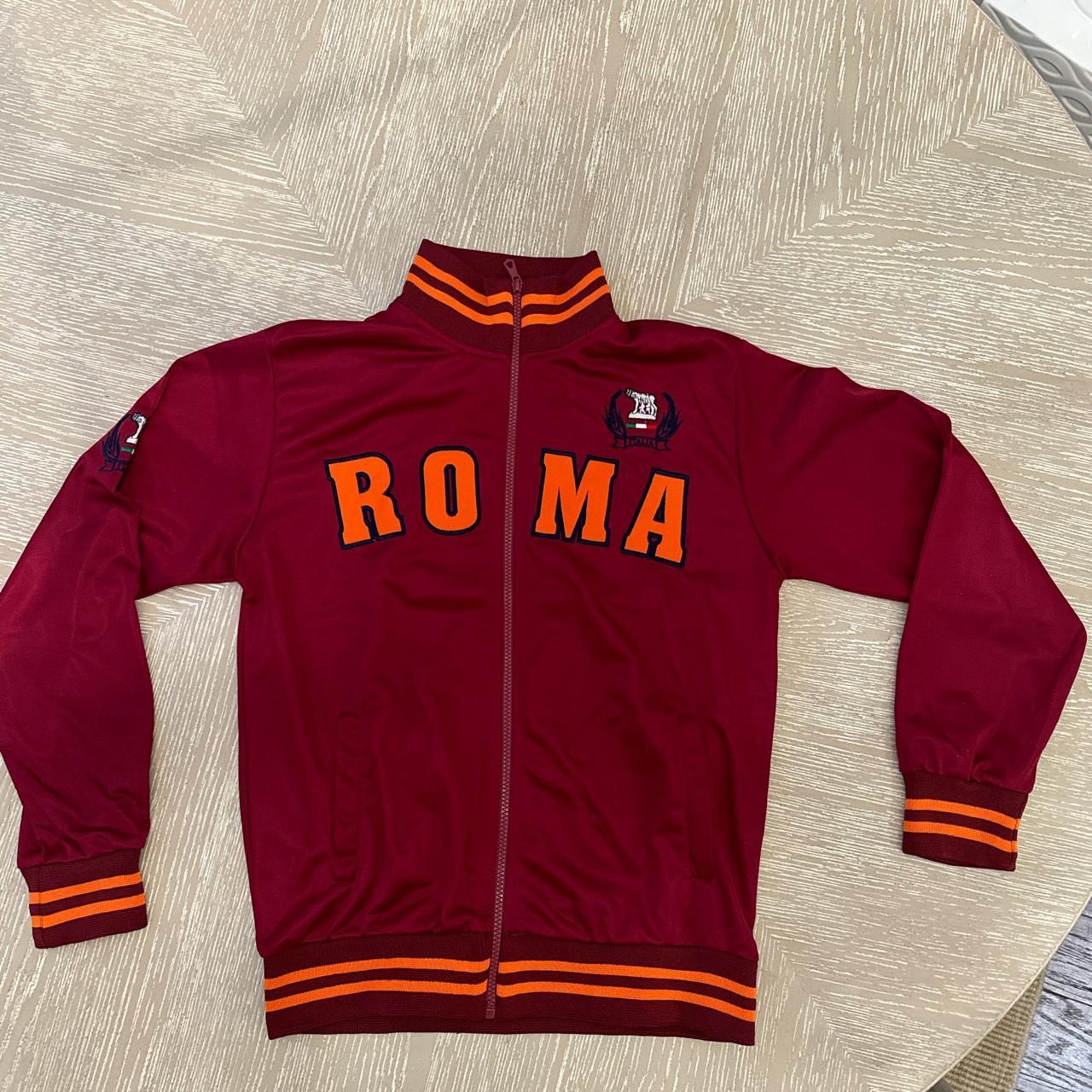 Vintage Roma Italia lightweight track suit jacket -... - Depop
