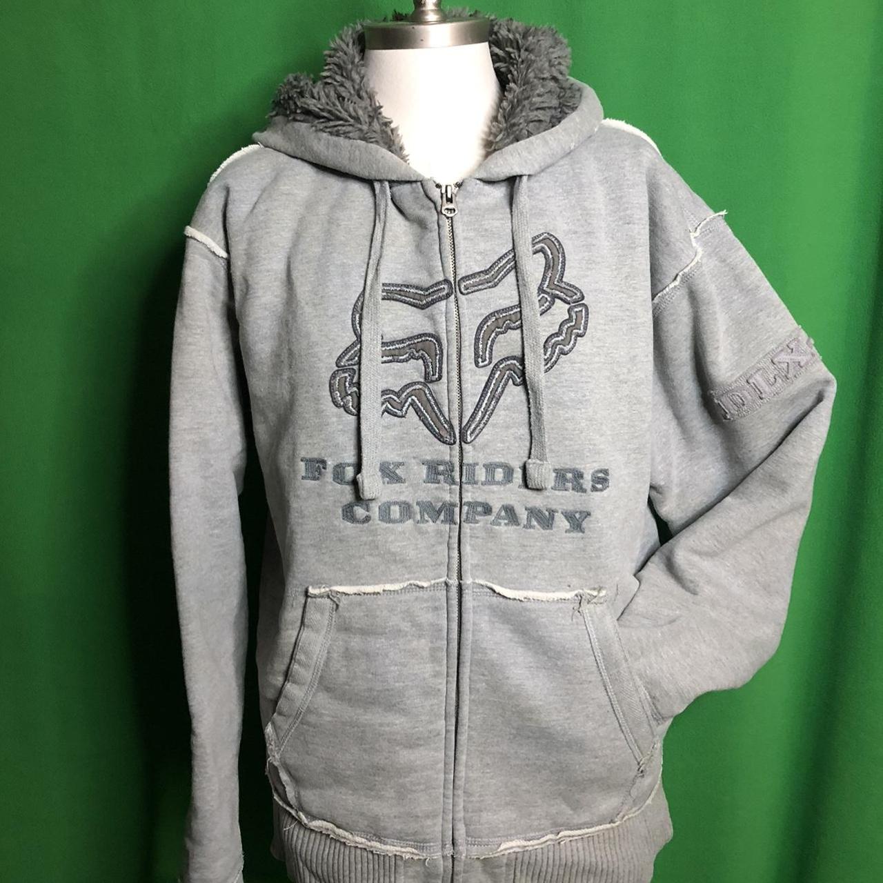 Fox Racing Men's Grey Jacket | Depop