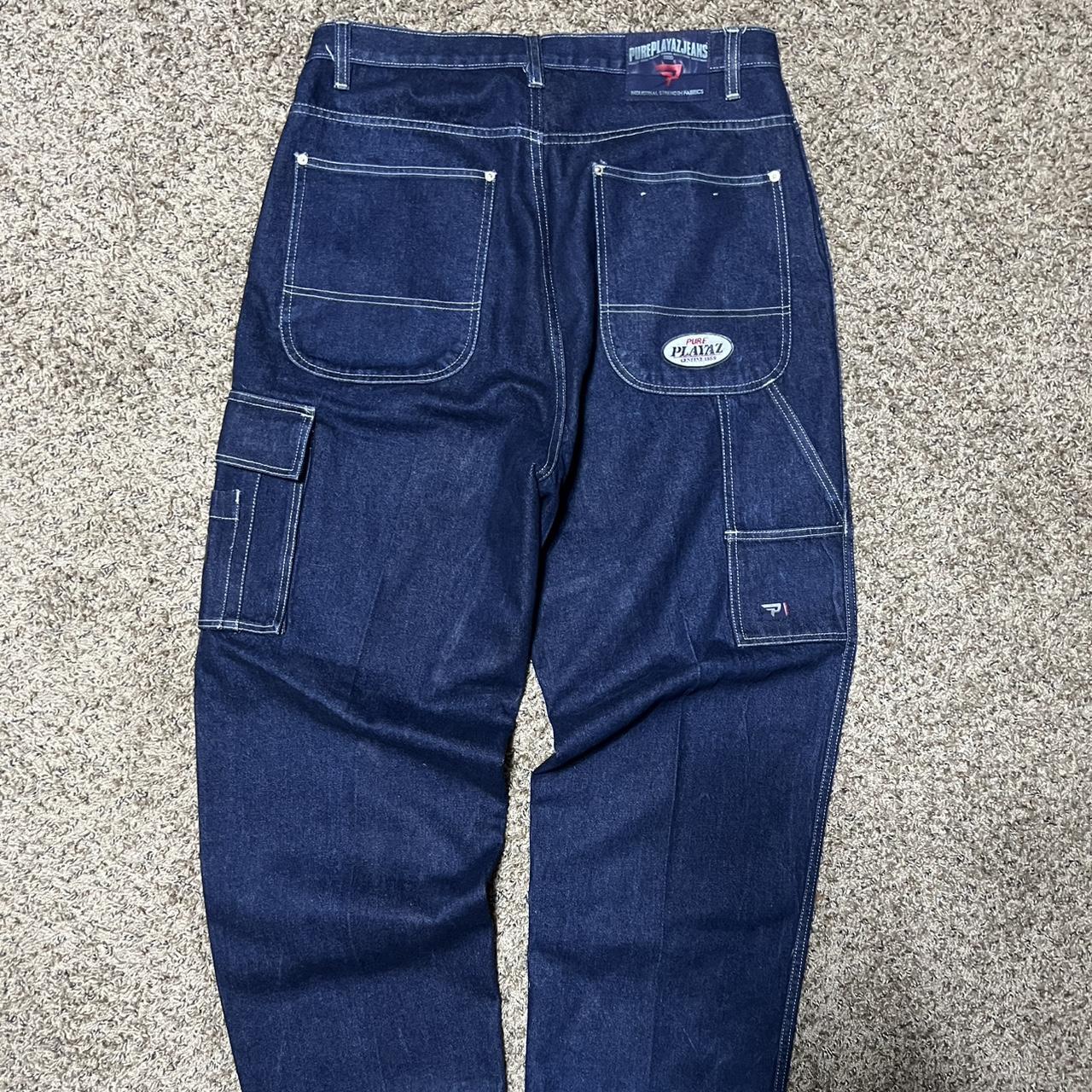Y2K pure playaz baggy carpenter skater denim.... | Depop