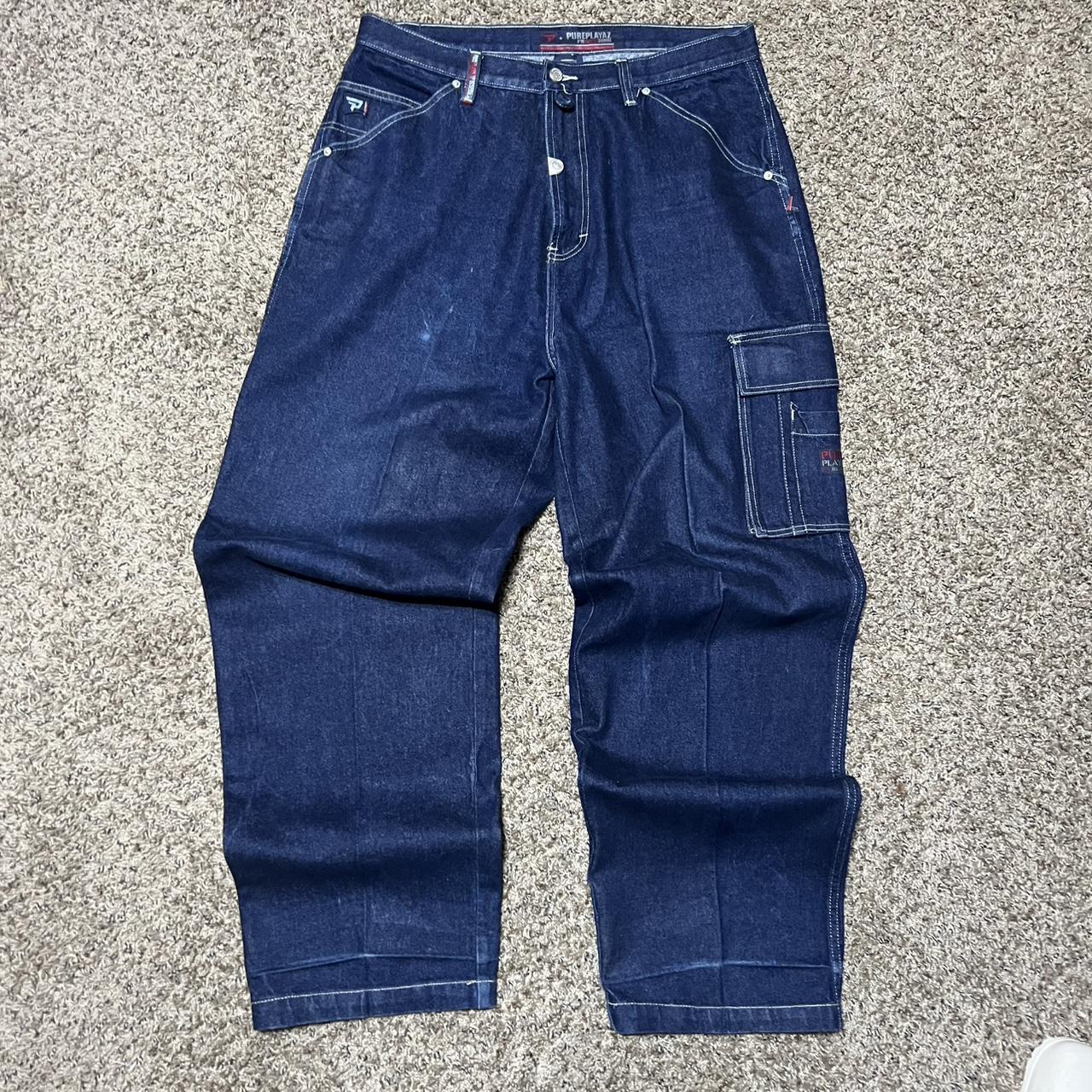 Y2K pure playaz baggy carpenter skater denim.... | Depop