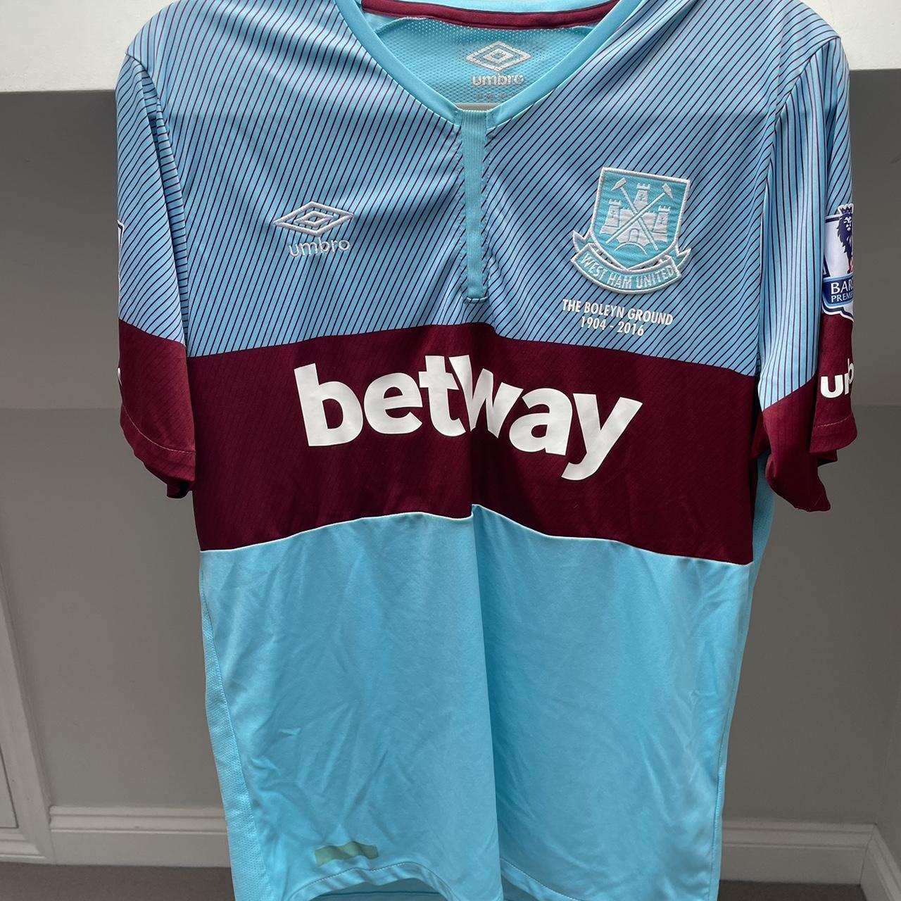 West Ham away kit medium men’s #whufc #football - Depop