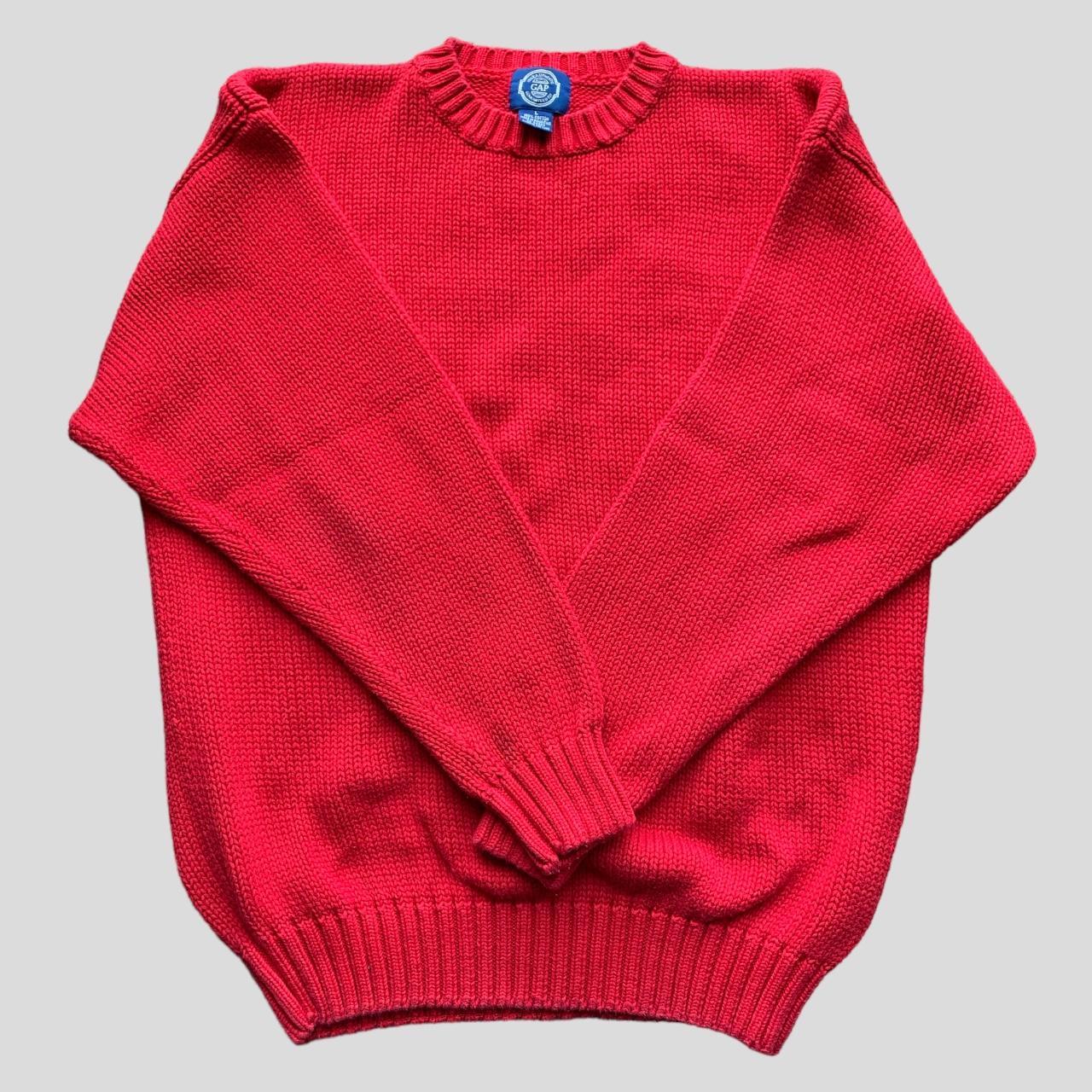 Gap Men's Red Jumper | Depop