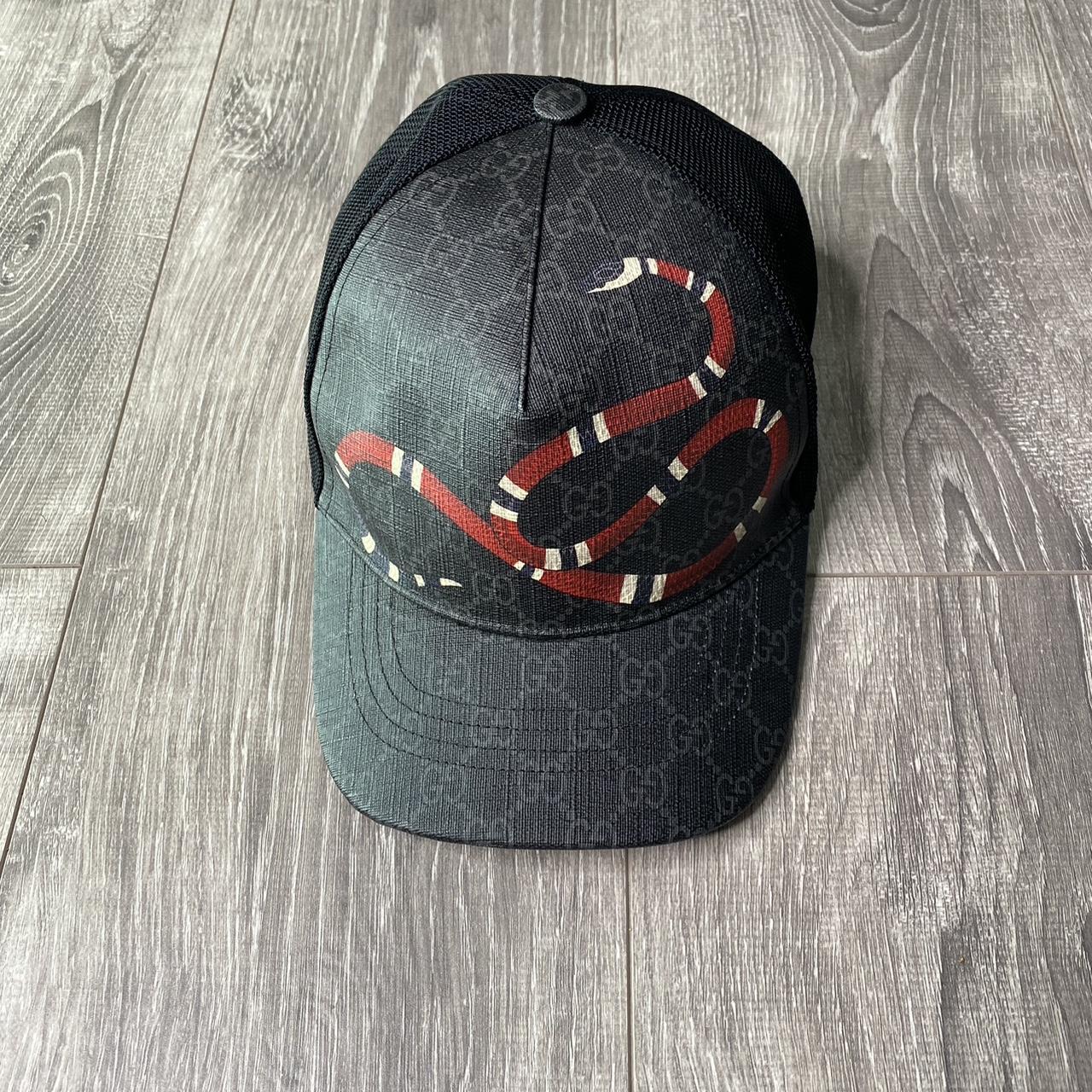 Gucci Snake Cap Size XXL Condition 9/10 - Depop