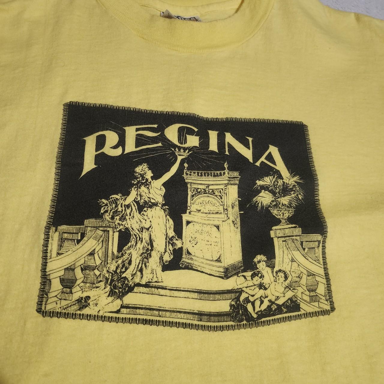 Vintage 80s Regina Art T Shirt Mens Size... - Depop
