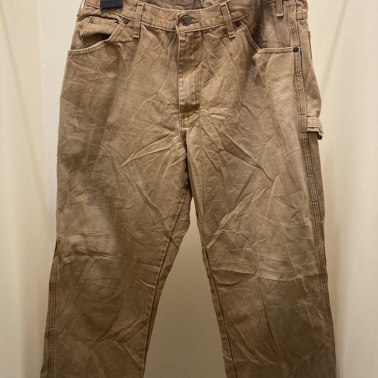 Dickies cargo pants rust colour Great condition w34... - Depop