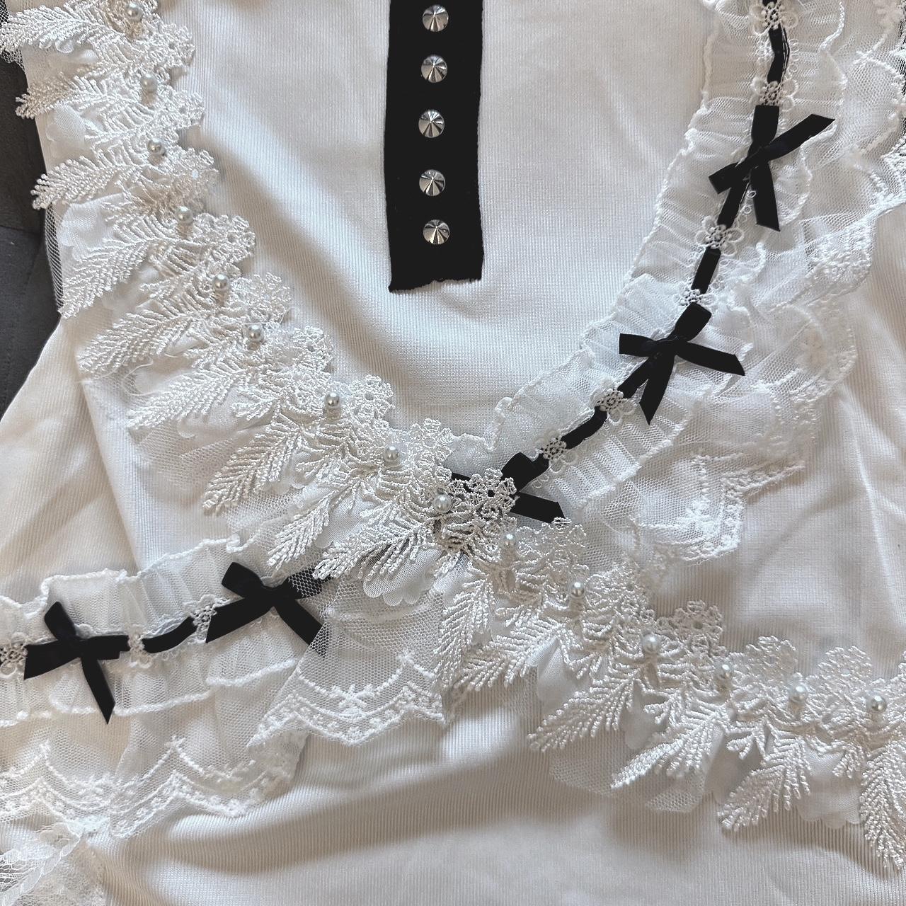 Vintage Y2K Leopard Fur Lace Handmade Trim Bodycon... | Depop