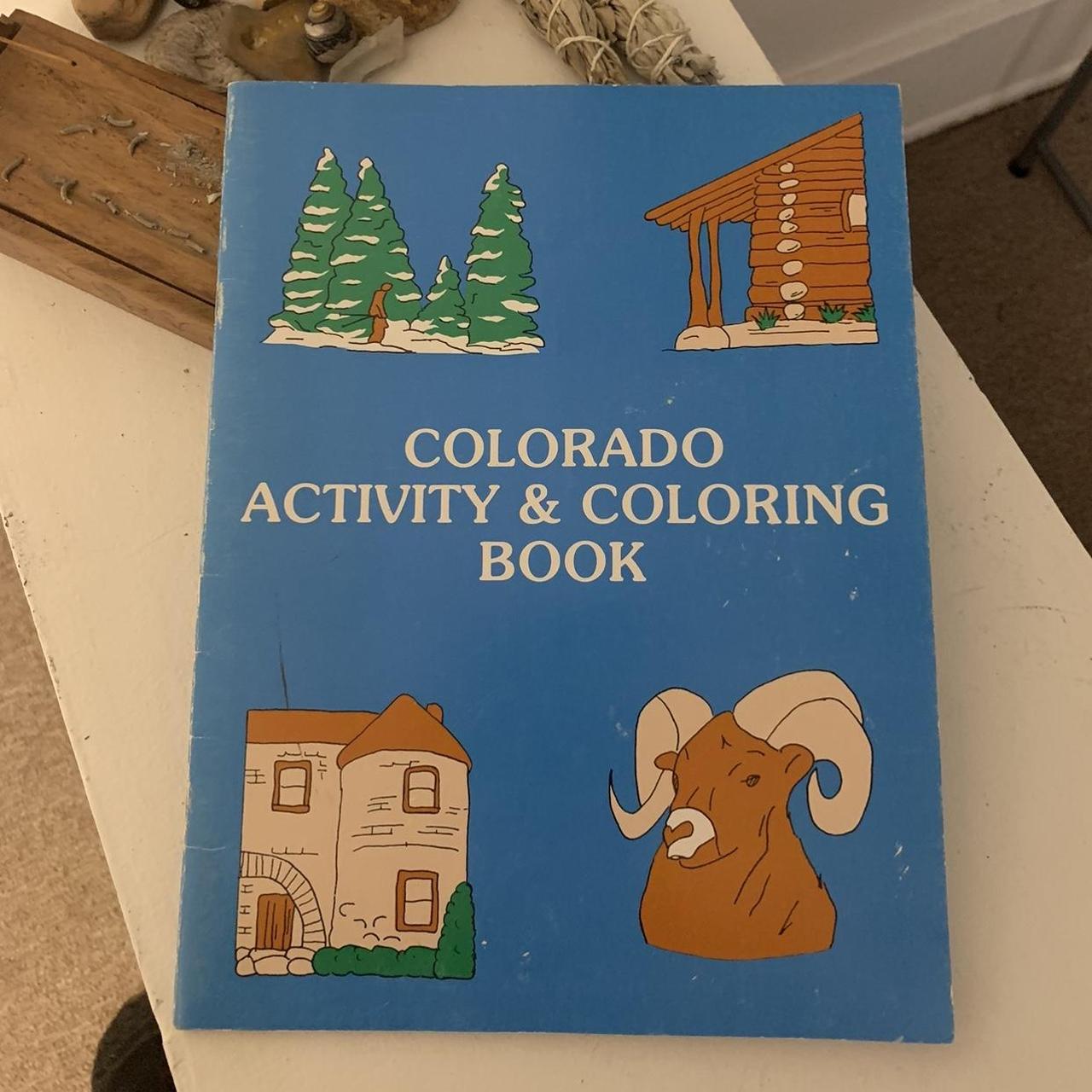 Colorado Coloring Book no marks in the book. Fresh. - Depop
