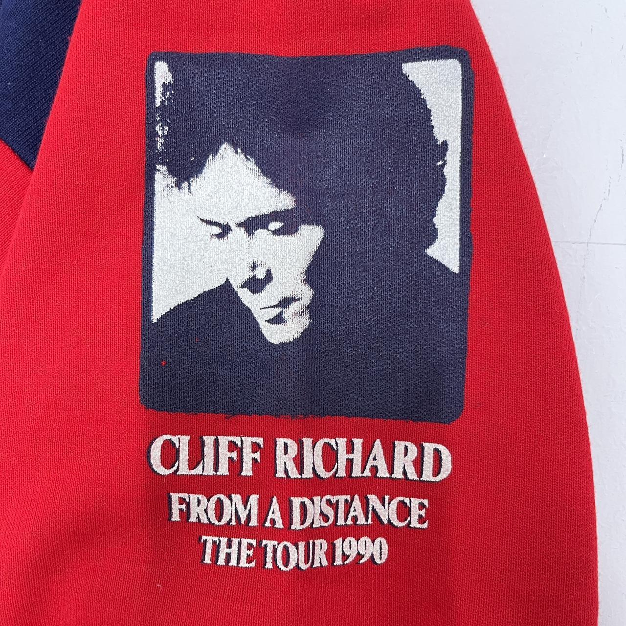 Vintage 1990 Cliff Richard Tour Sweatshirt. Never... - Depop