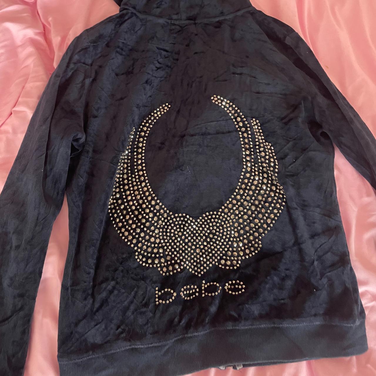 bebe angel jacket!!! the hottest iconic 2000s zip... - Depop