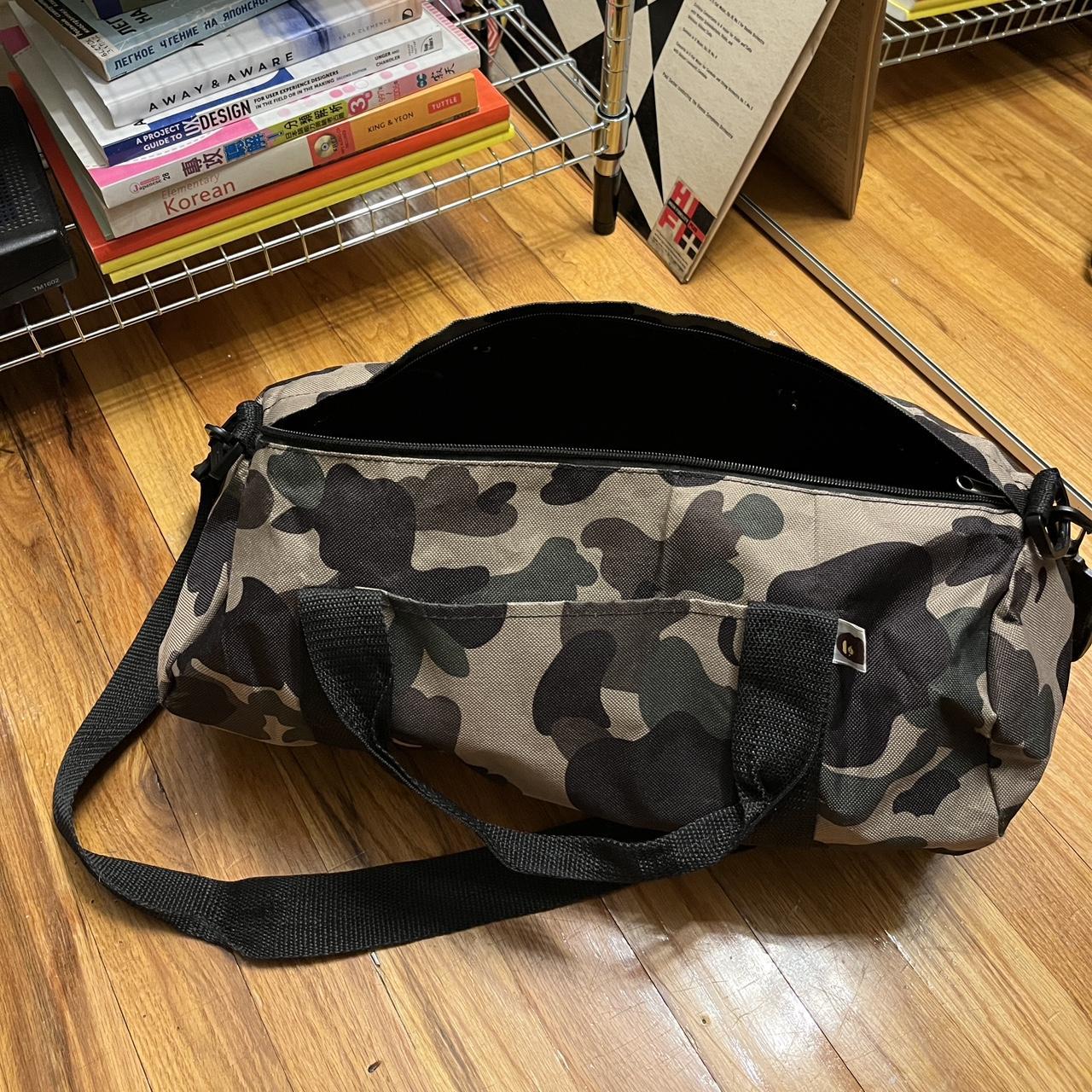 Bape mini camo duffle bag - Depop