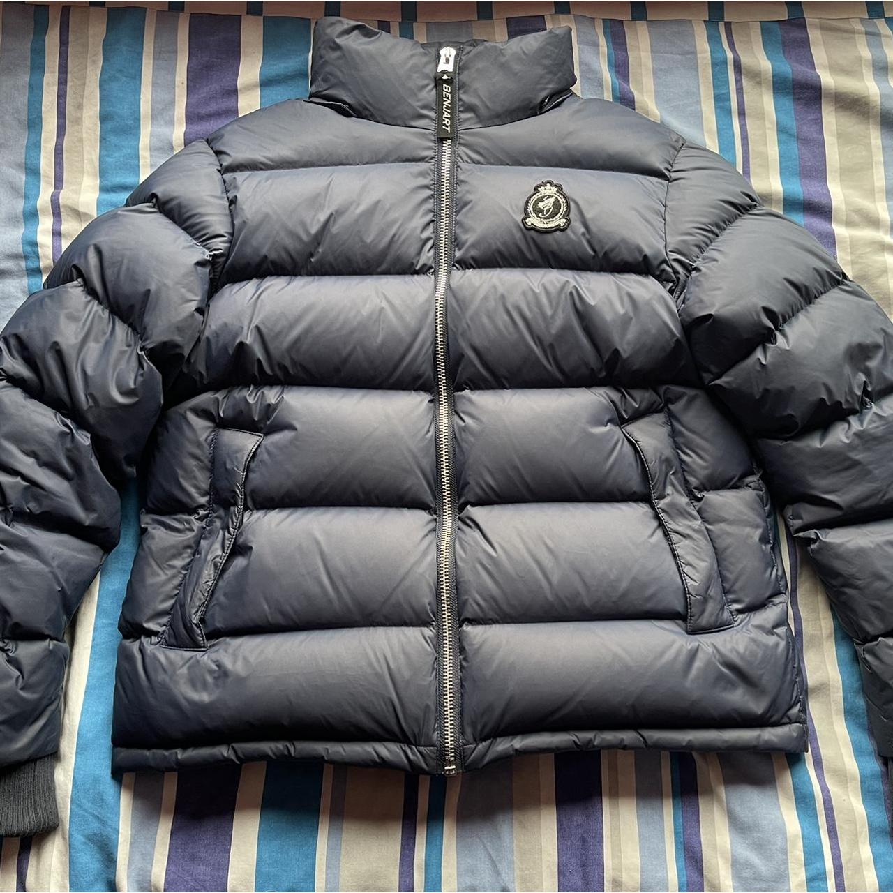 Benjart HRH HERITAGE PUFFER CHROME - NAVY DO NOT... - Depop