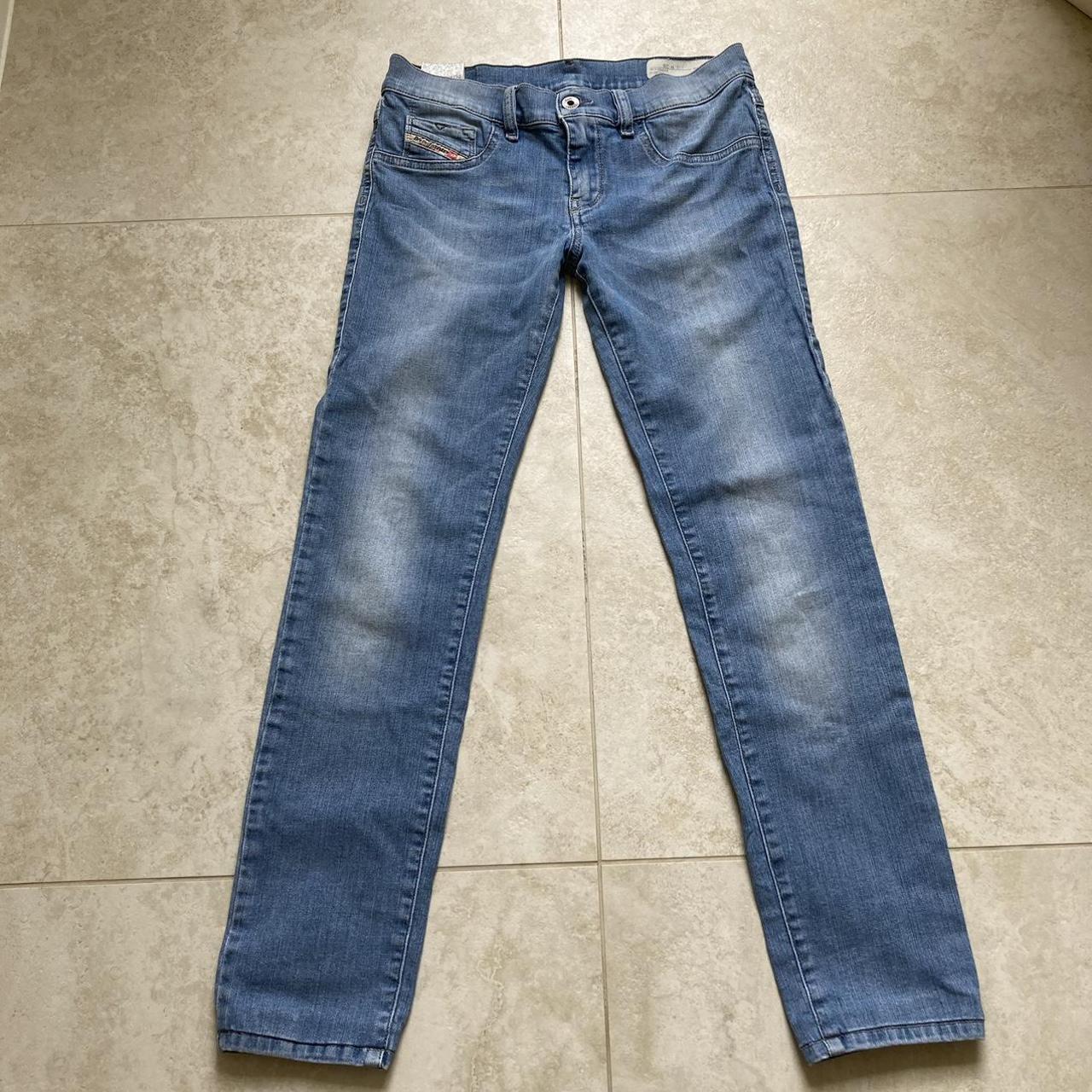 Vintage DIESEL low rise jeans •waist 28 but... - Depop