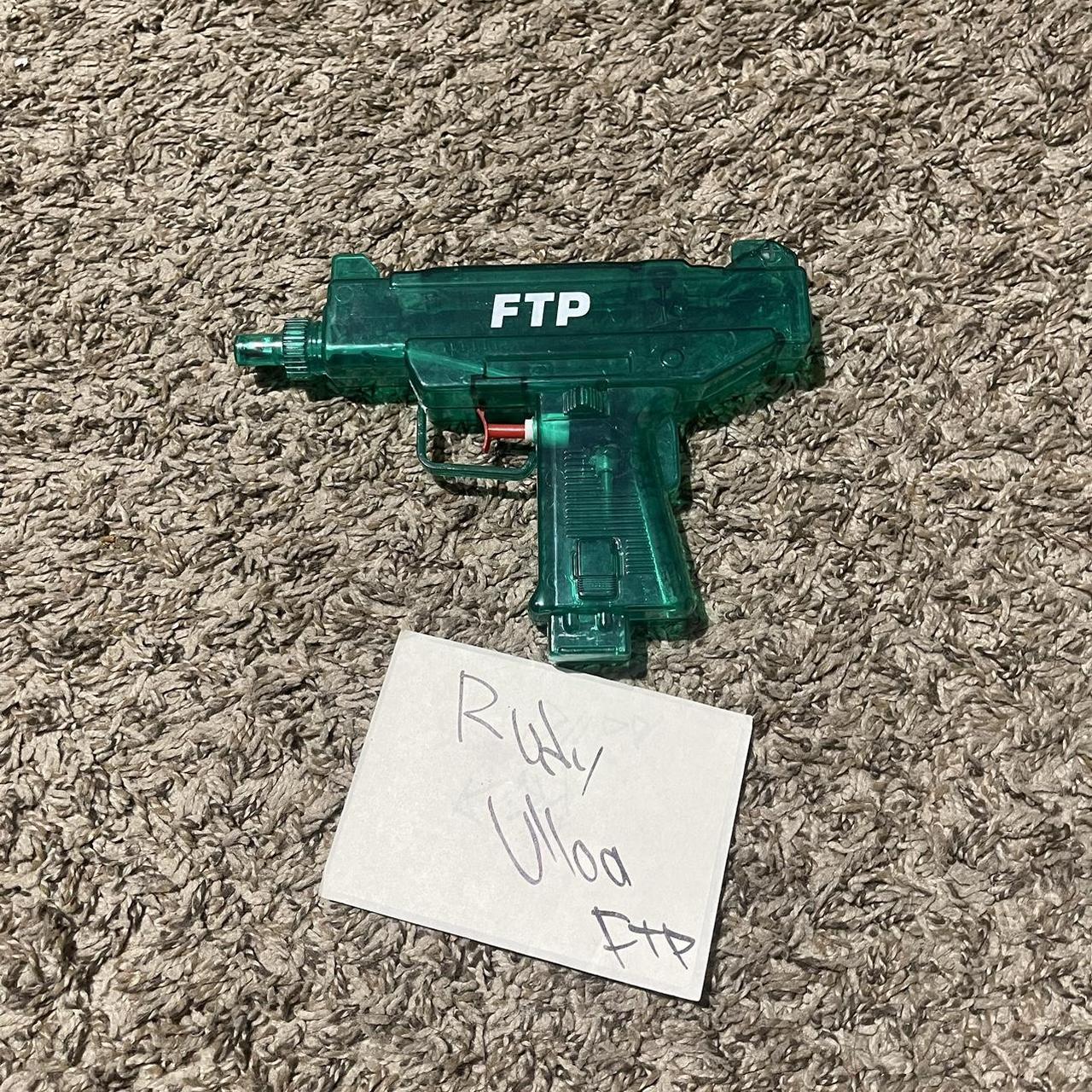 Green FTP uzi water gun Unused, just been chillen... - Depop